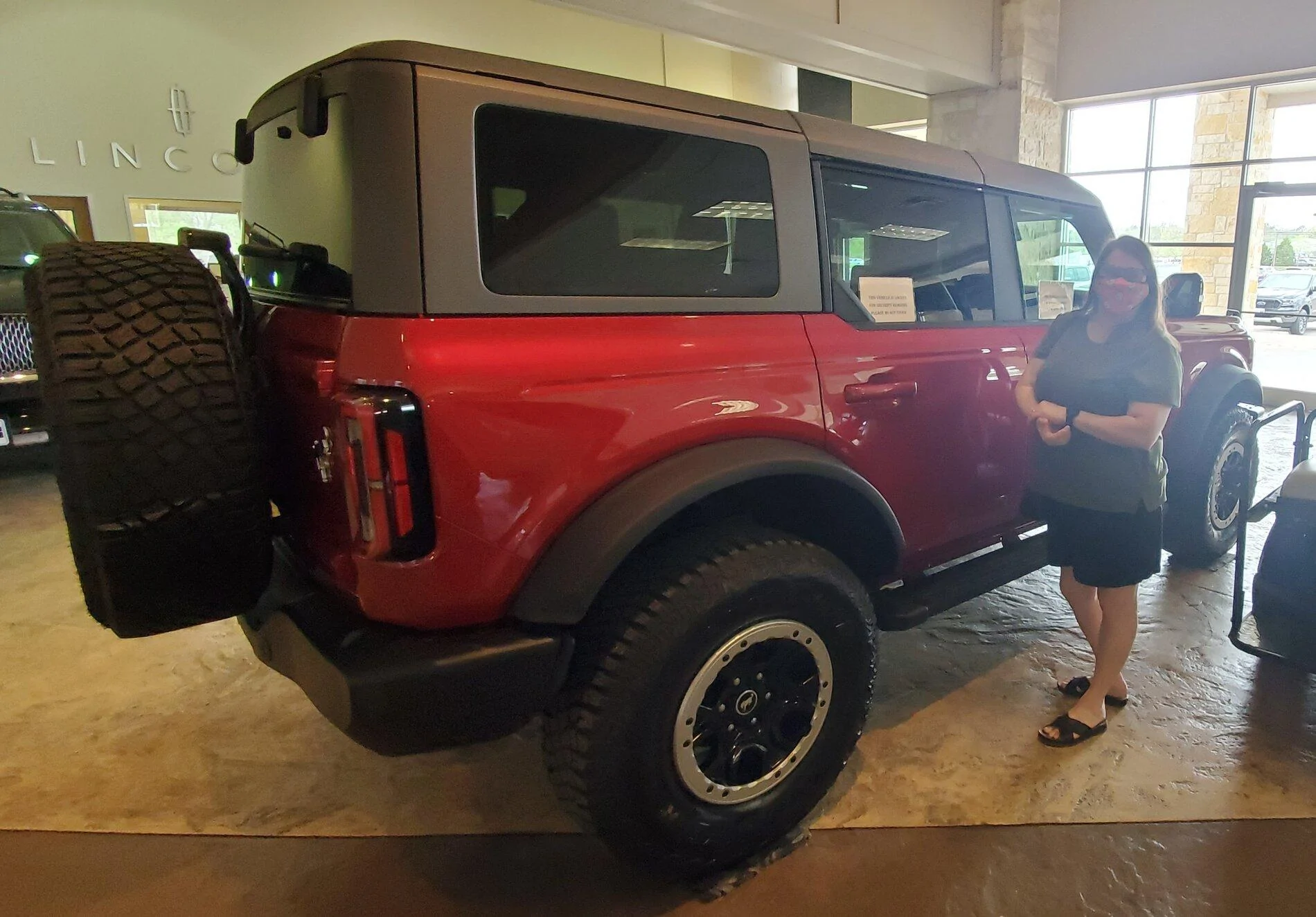 Broncos at Johnson Sewell Ford : Rapid Red Outerbanks + Iconic Silver ...