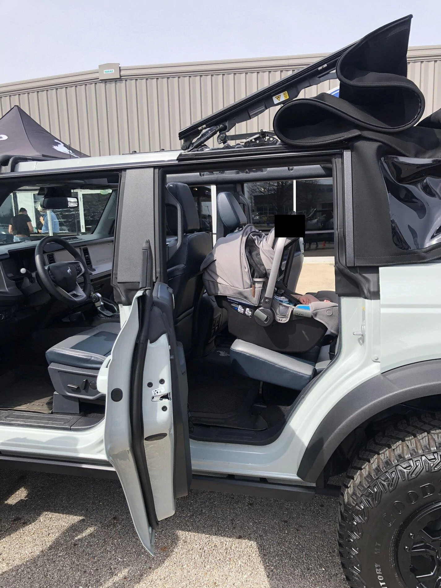 I took rear facing infant car seat photos so you don’t have to... (plus ...