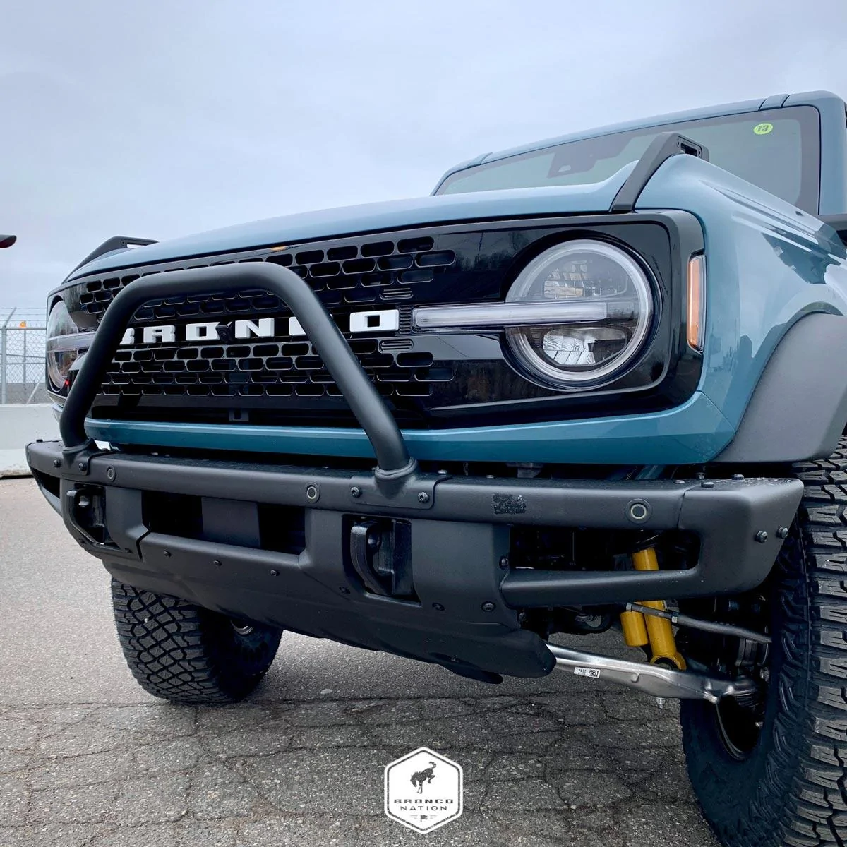 New Improved Brush Guard / Bull Bar Design and Location on Race Red ...