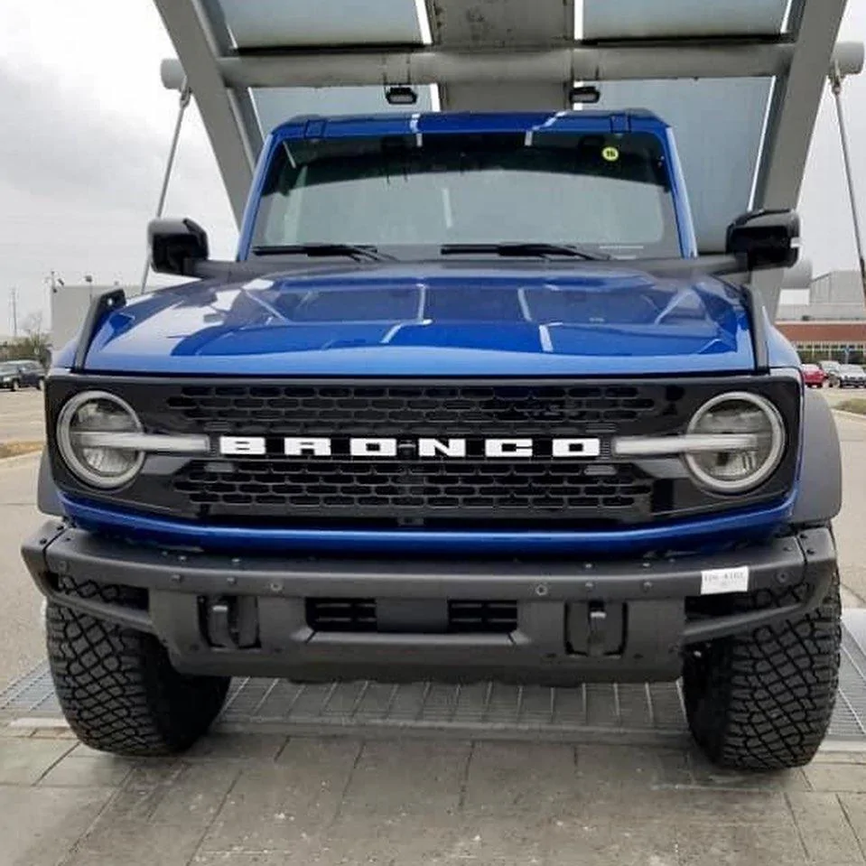 Lightning Blue First Edition Bronco now on display at MAP | Bronco6G ...