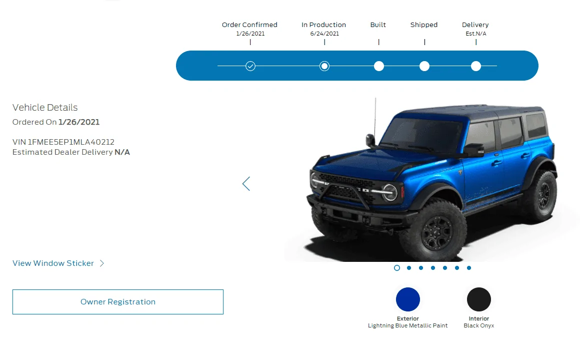 Texas - Lightning Blue First Edition For Sale | Bronco6G - 2021+ Ford ...