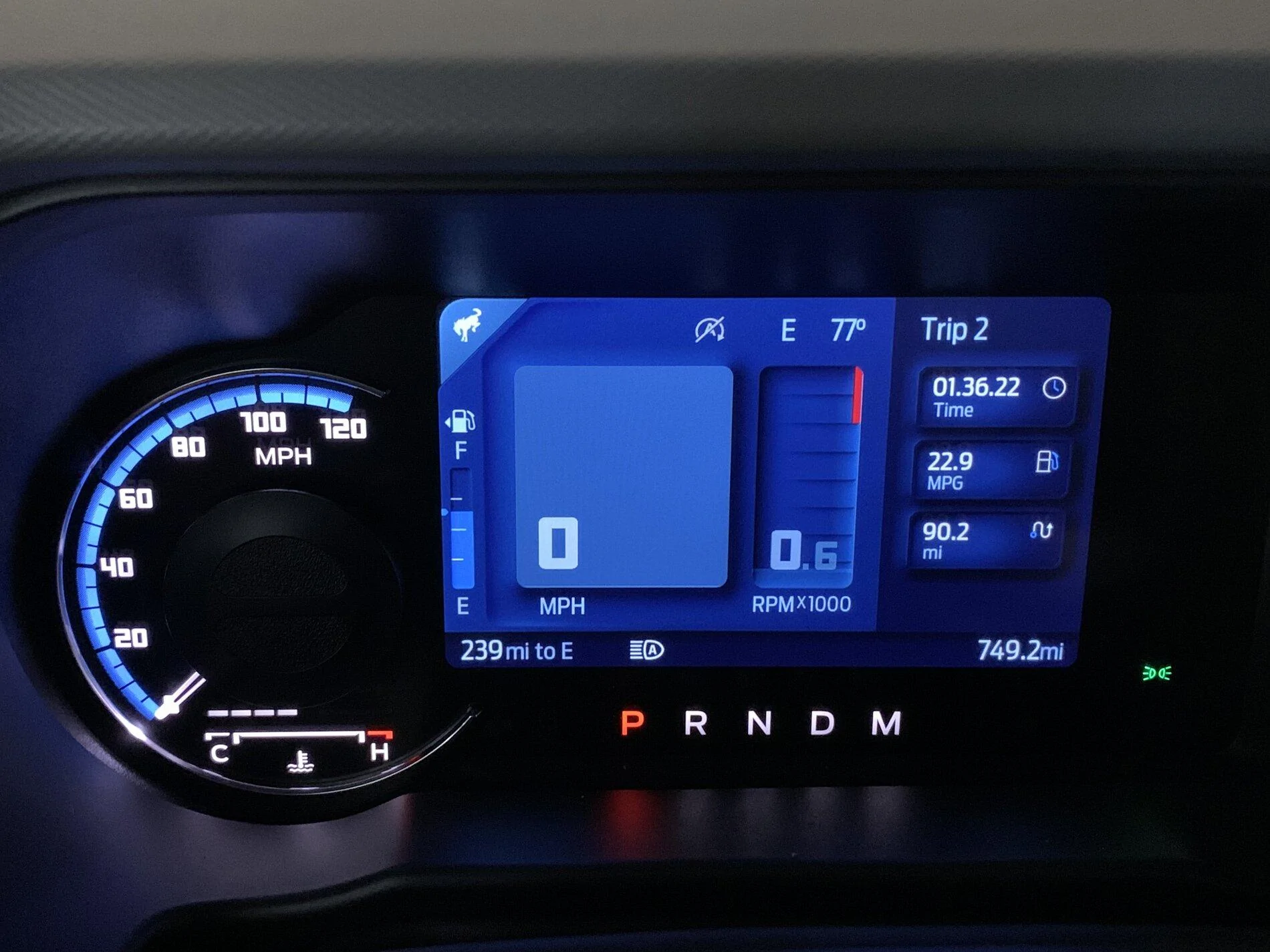 23 MPG (computer) in 2 door 2.7 Black Diamond | Bronco6G - 2021+ Ford ...