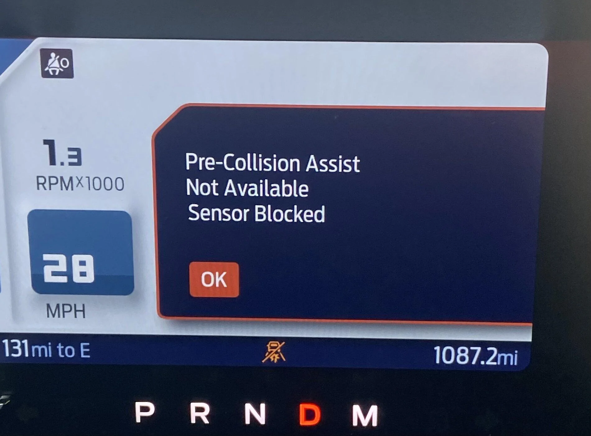 Front License plate blocking brake assist sensor | Bronco6G - 2021 ...