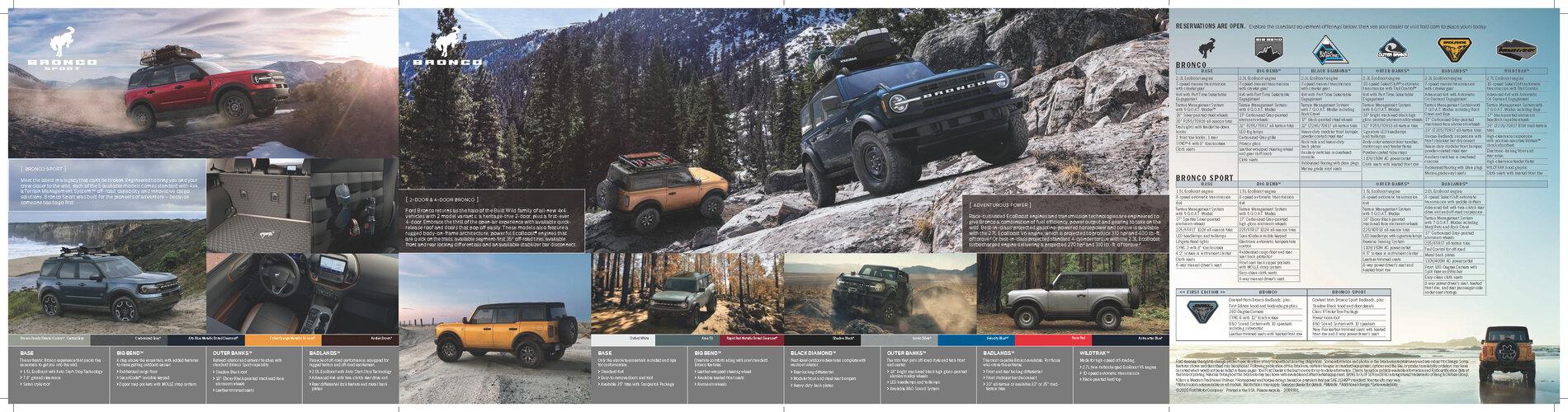 Bronco & Bronco Sport Physical Brochure / Pamphlet | Page 3 | Bronco6G ...