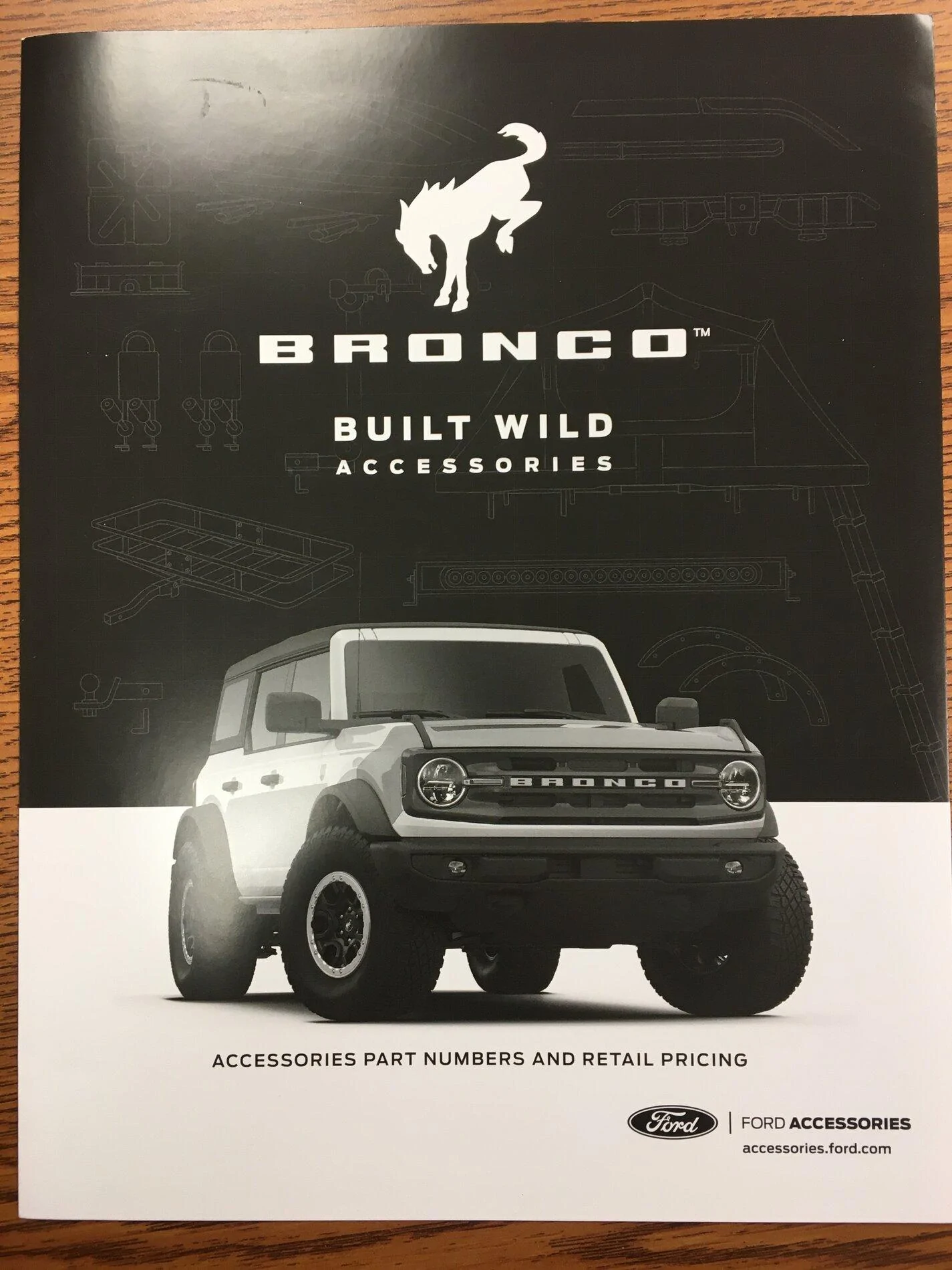 Ford Bronco Accessories Catalog w/ Part Numbers and Retail Pricing ...