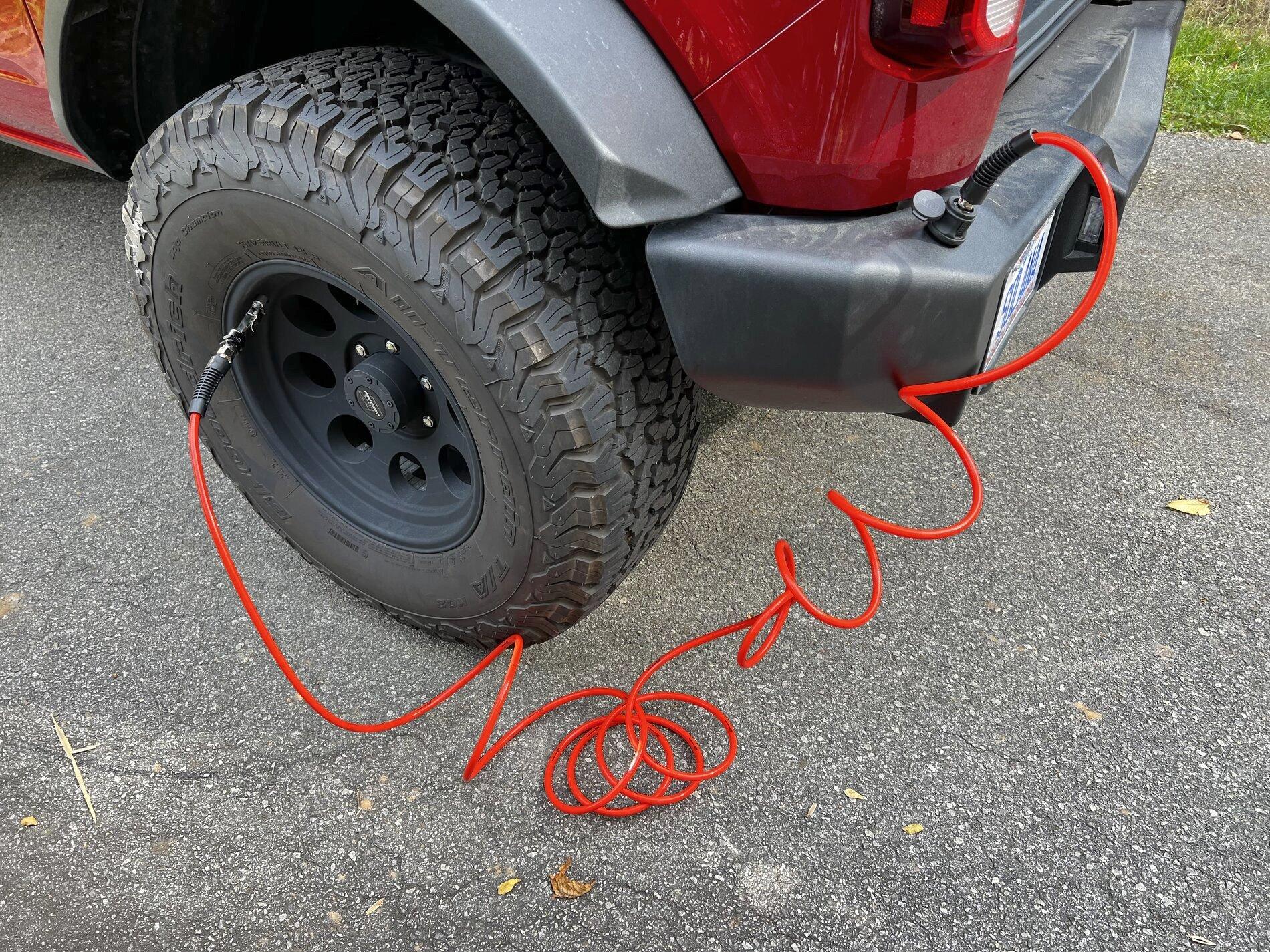 Hardmounted ARB dual compressor with quick connect port installed ...