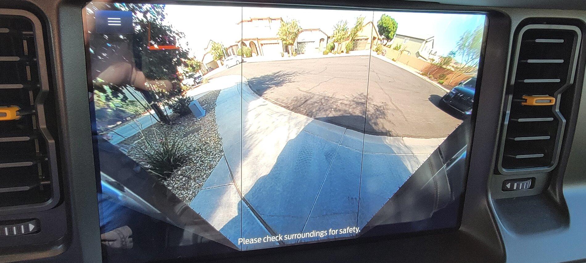 Rear camera - parking/backup camera blurry | Bronco6G - 2021+ Ford ...