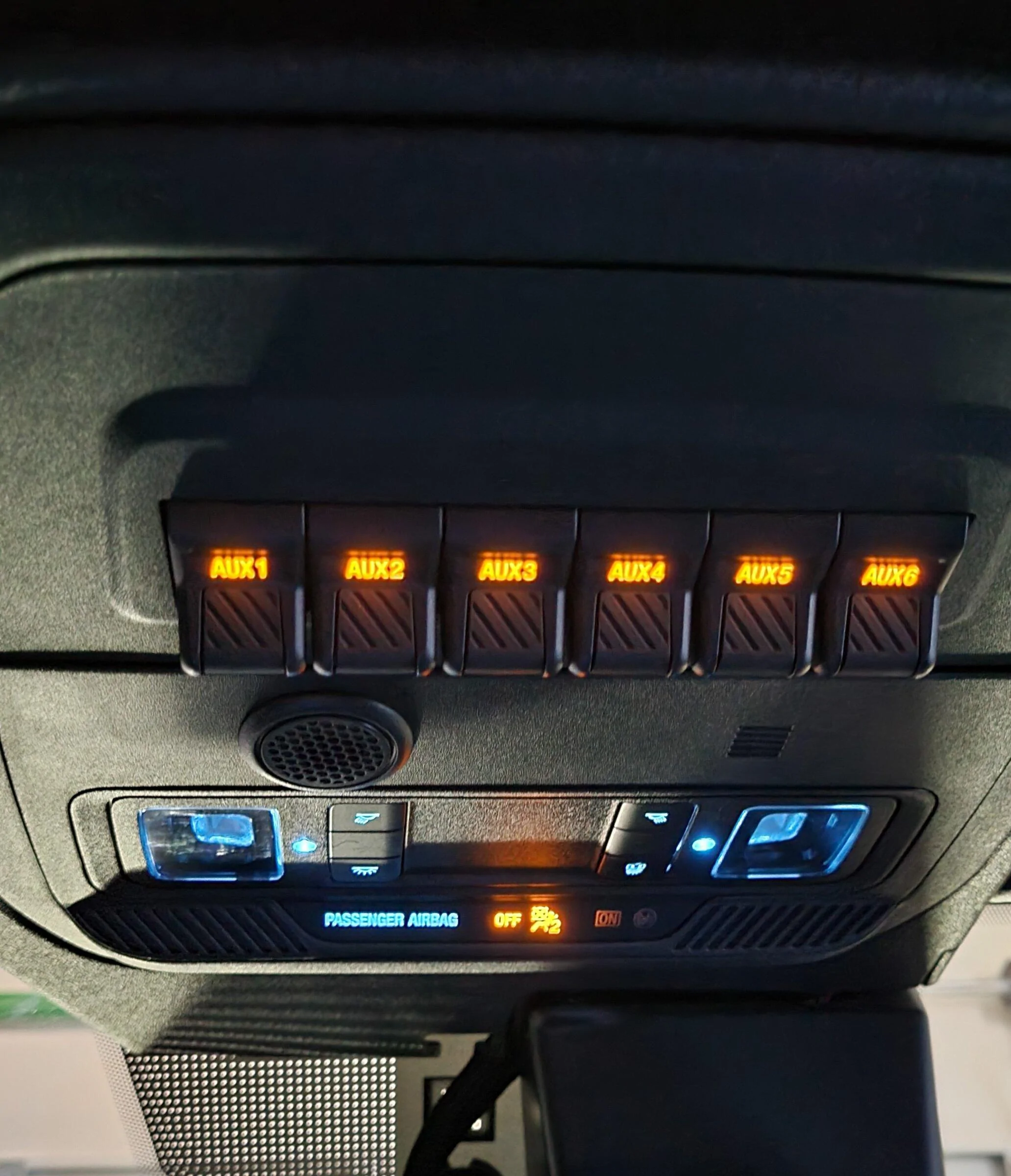 Aux Upfitter Overhead Switches installed! - DIY writeup instructions ...