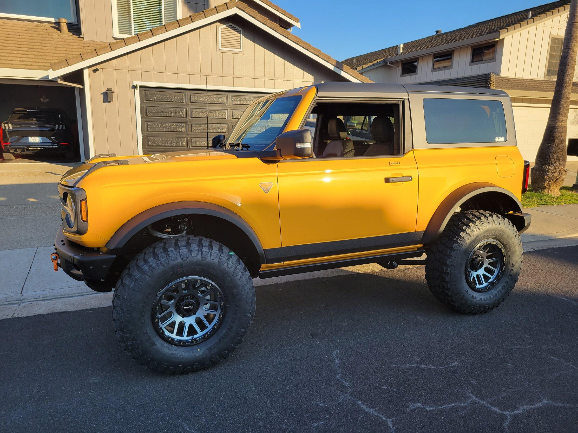 2 Door on 37s, RPG lift, Vision wheels | Bronco6G - 2021+ Ford Bronco ...