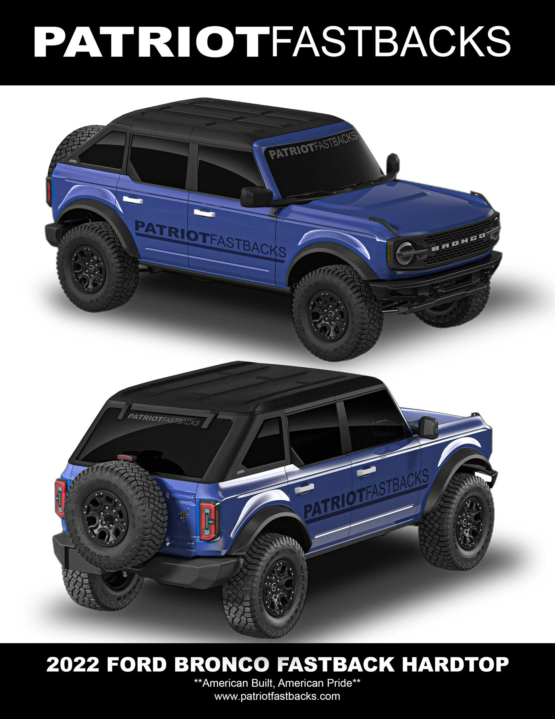 Patriot Fastbacks hardtop expected to be 60% quieter than stock ...