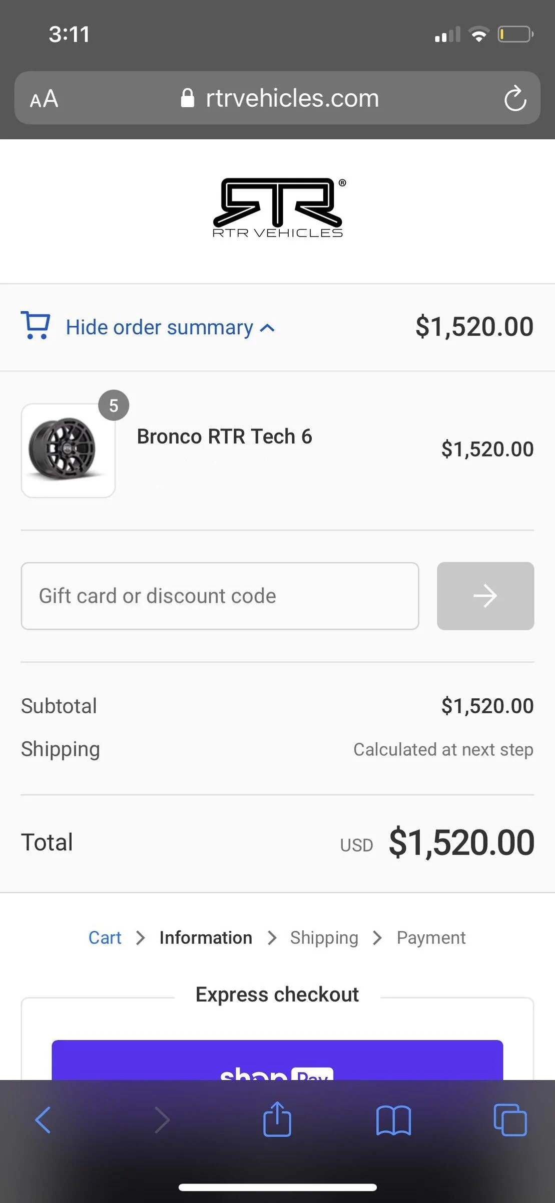 Massachusetts - Satin Charcoal RTR Tech 6 Wheels | Bronco6G - 2021 ...