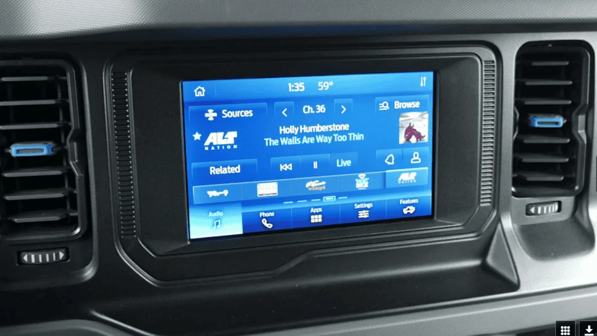 Might be possible to upgrade 8" infotainment screen to 12" | Bronco6G ...