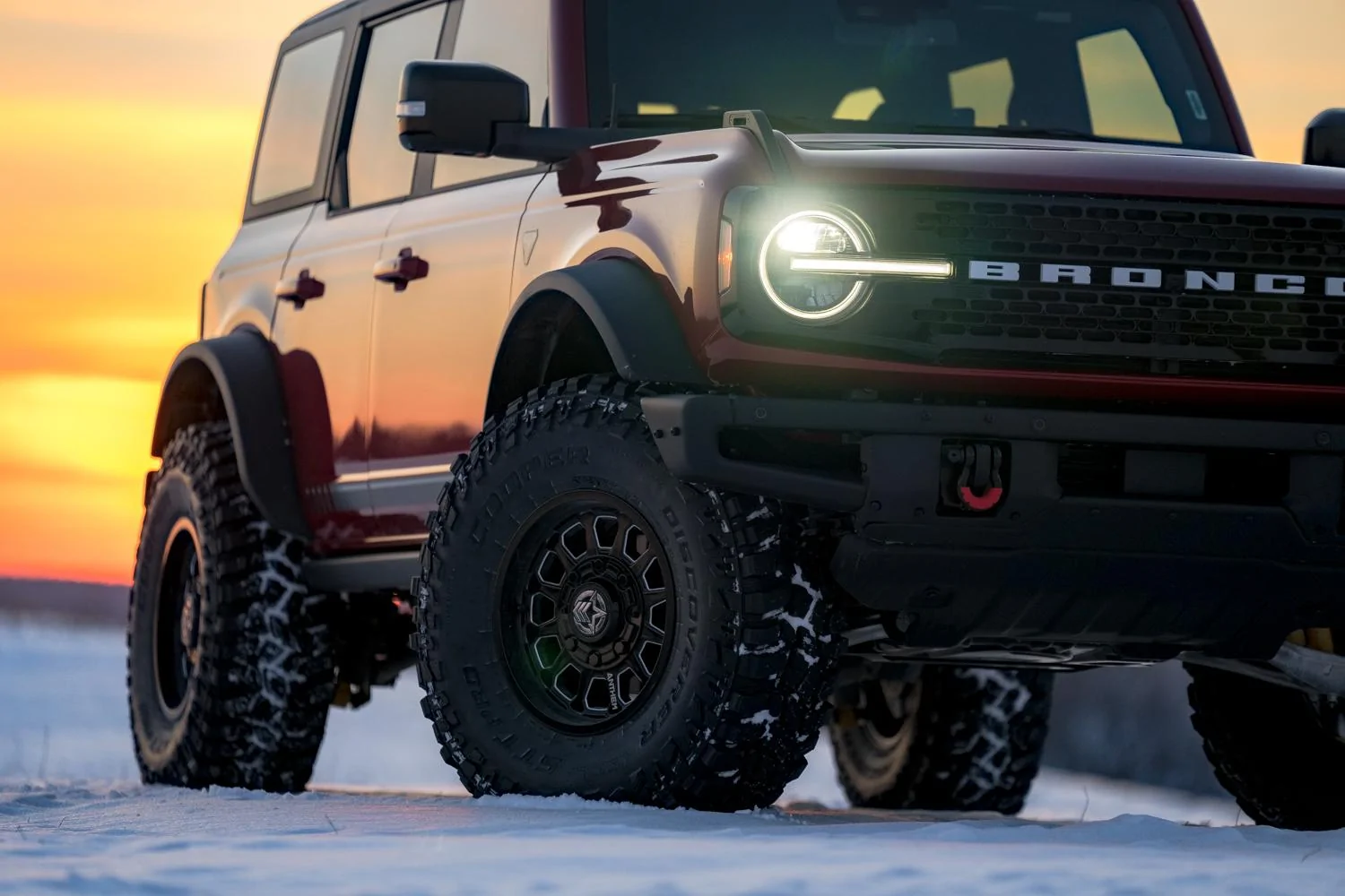 Rapid Red FE on 37s with RPG Perch Collars. No rub | Bronco6G - 2021+ Ford Bronco & Bronco ...