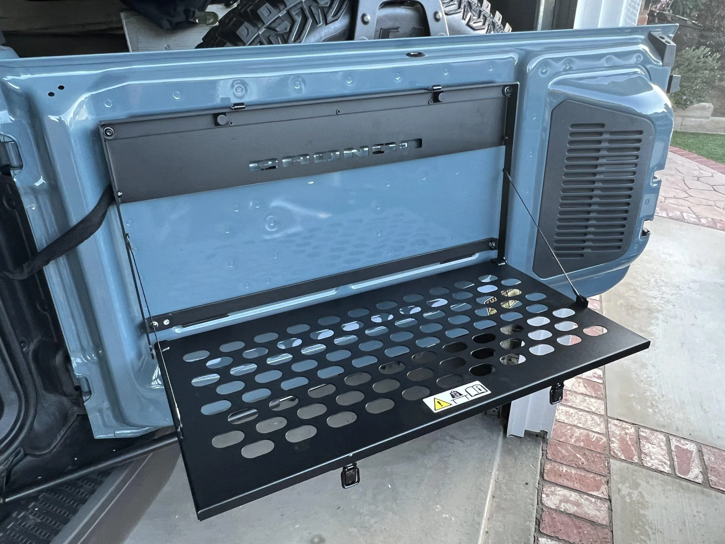California - Swing gate table. OEM FORD New In Box | Bronco6G - 2021 ...