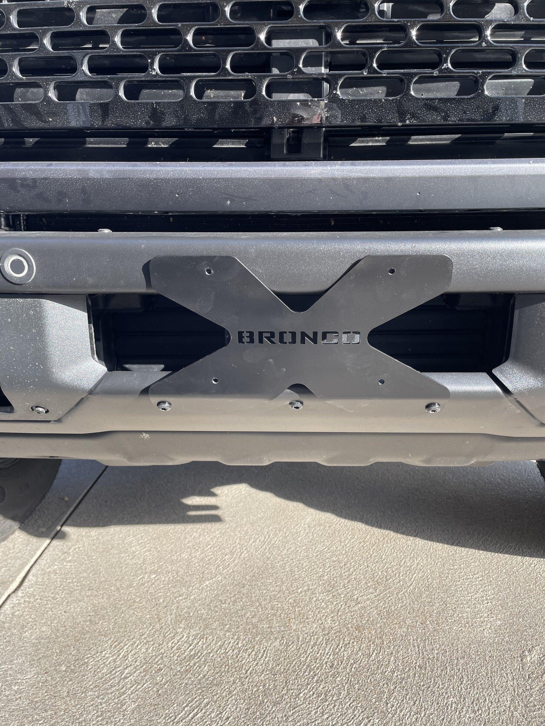 Front license plate mount options? | Page 13 | Bronco6G - 2021+ Ford ...