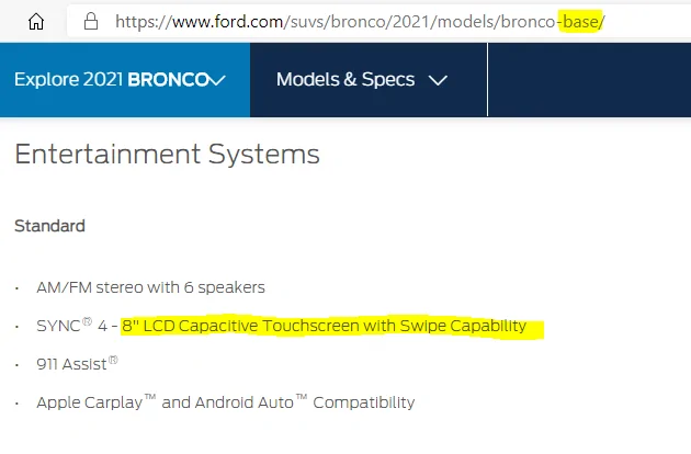Why go for the mid package? | Page 9 | Bronco6G - 2021+ Ford Bronco ...