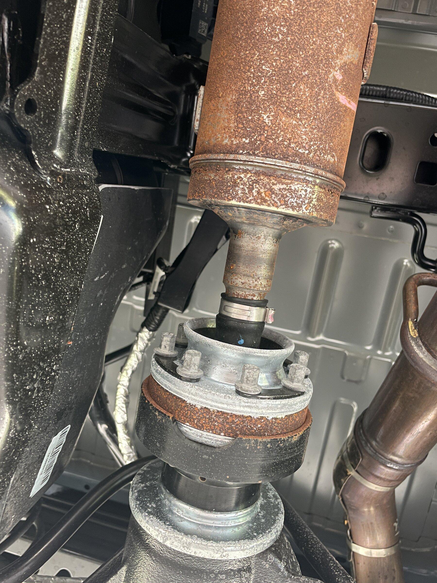 Rusted drivetrain on newly delivered Bronco -- is this normal ...