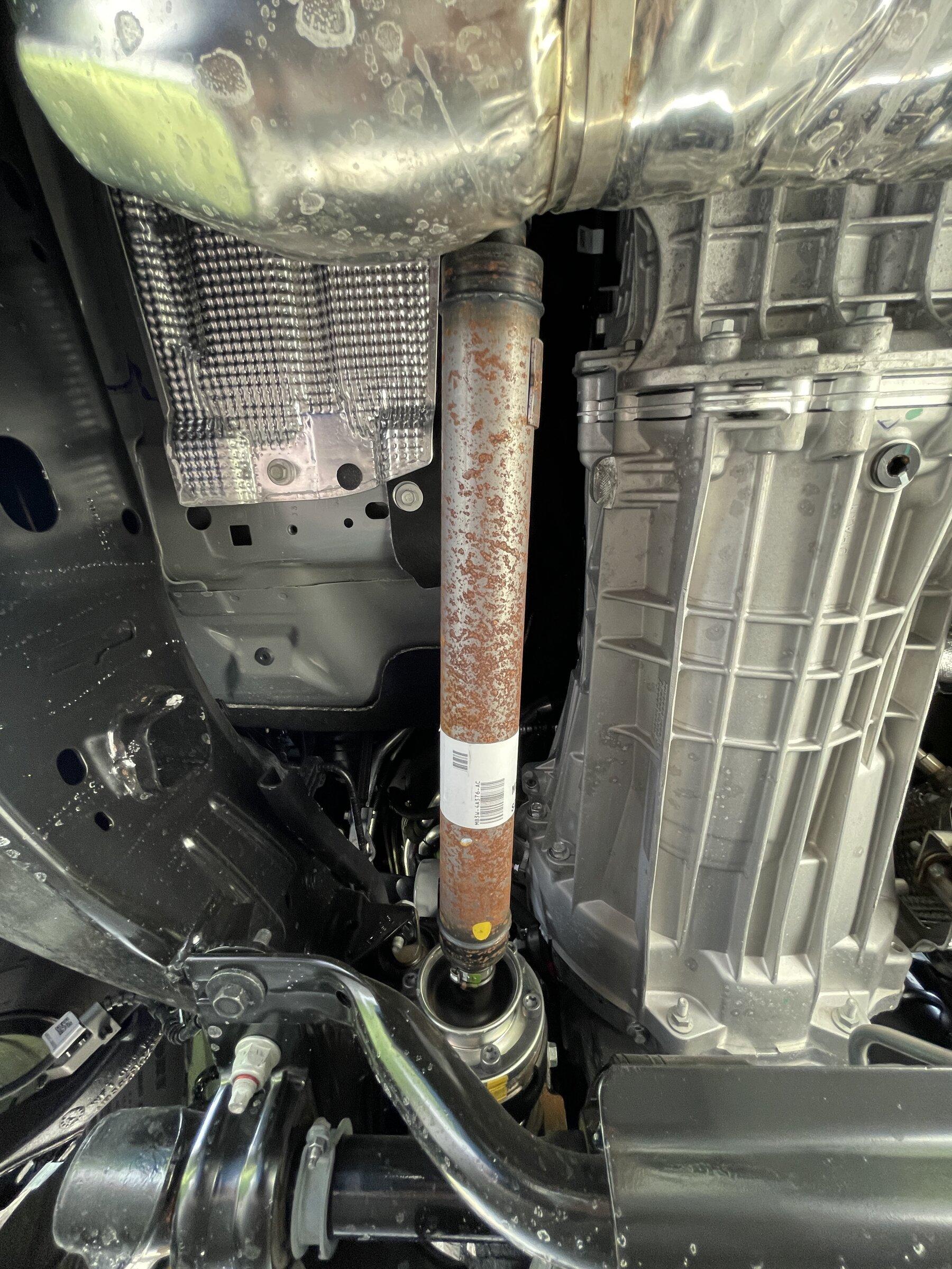 Rusted drivetrain on newly delivered Bronco -- is this normal ...