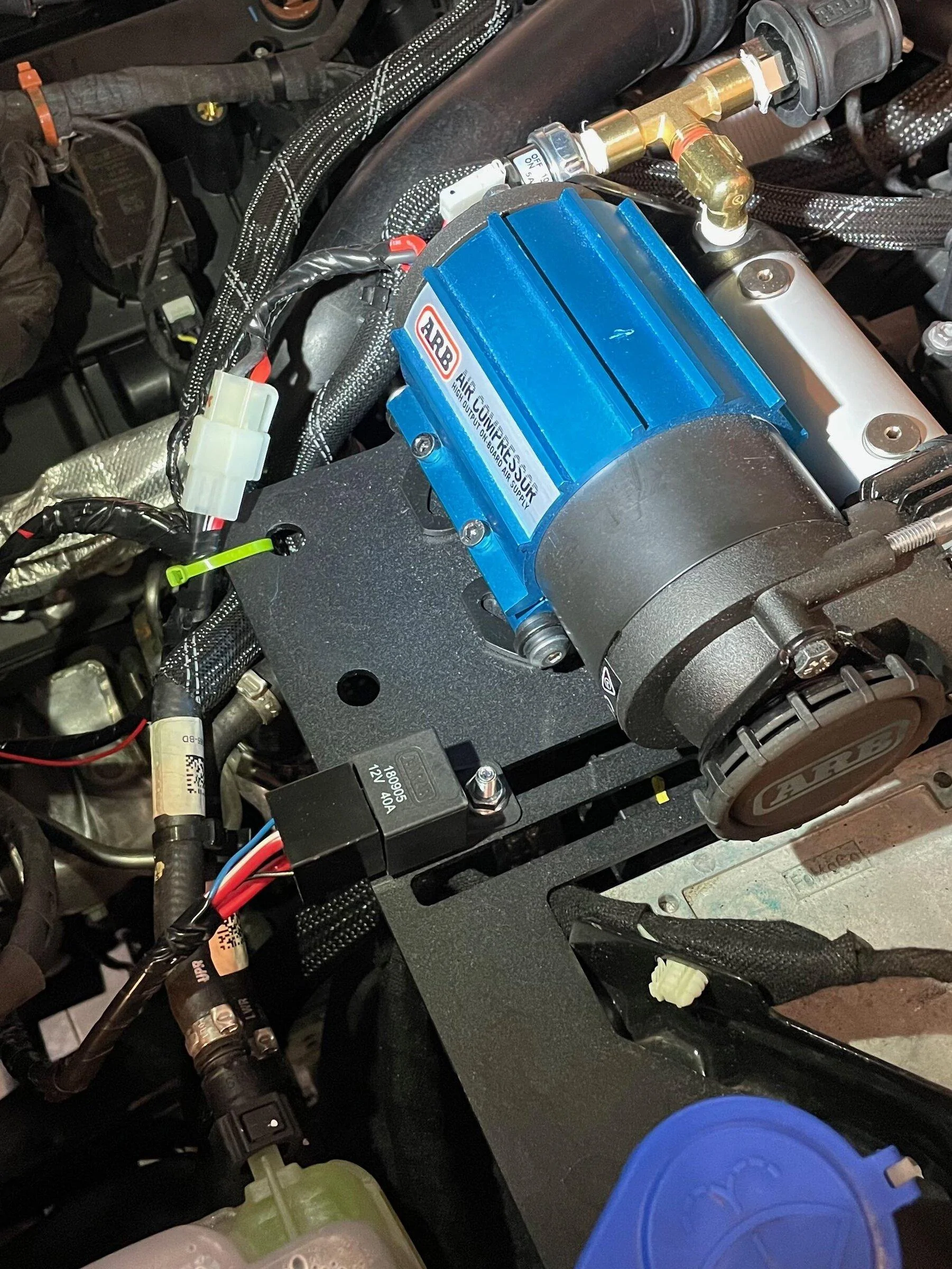 ARB Compressor Engine Bay Mount from KR Off-Road | Easiest Compressor ...