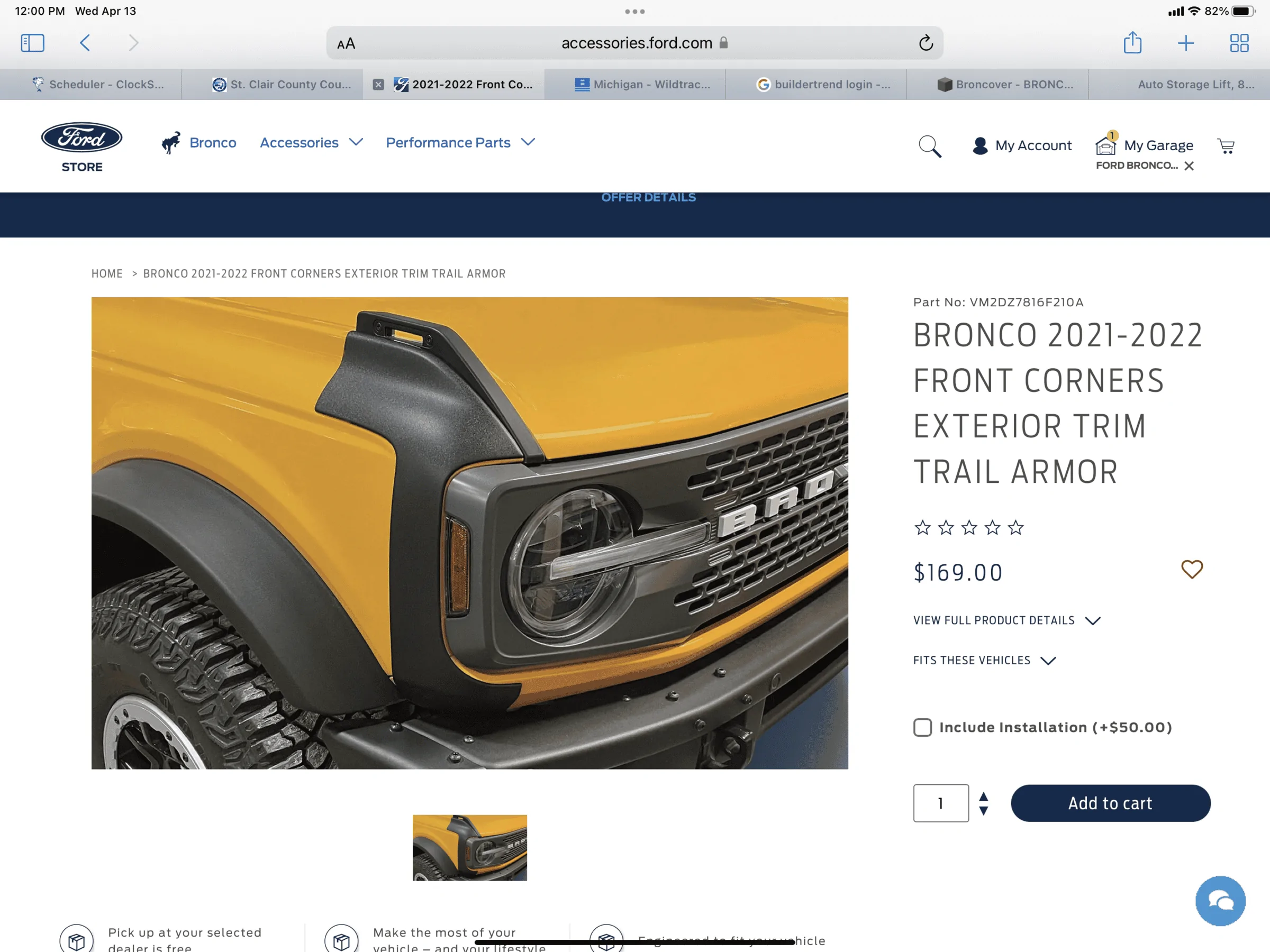 Michigan - Trail Armor Front and Rear | Bronco6G - 2021+ Ford Bronco ...
