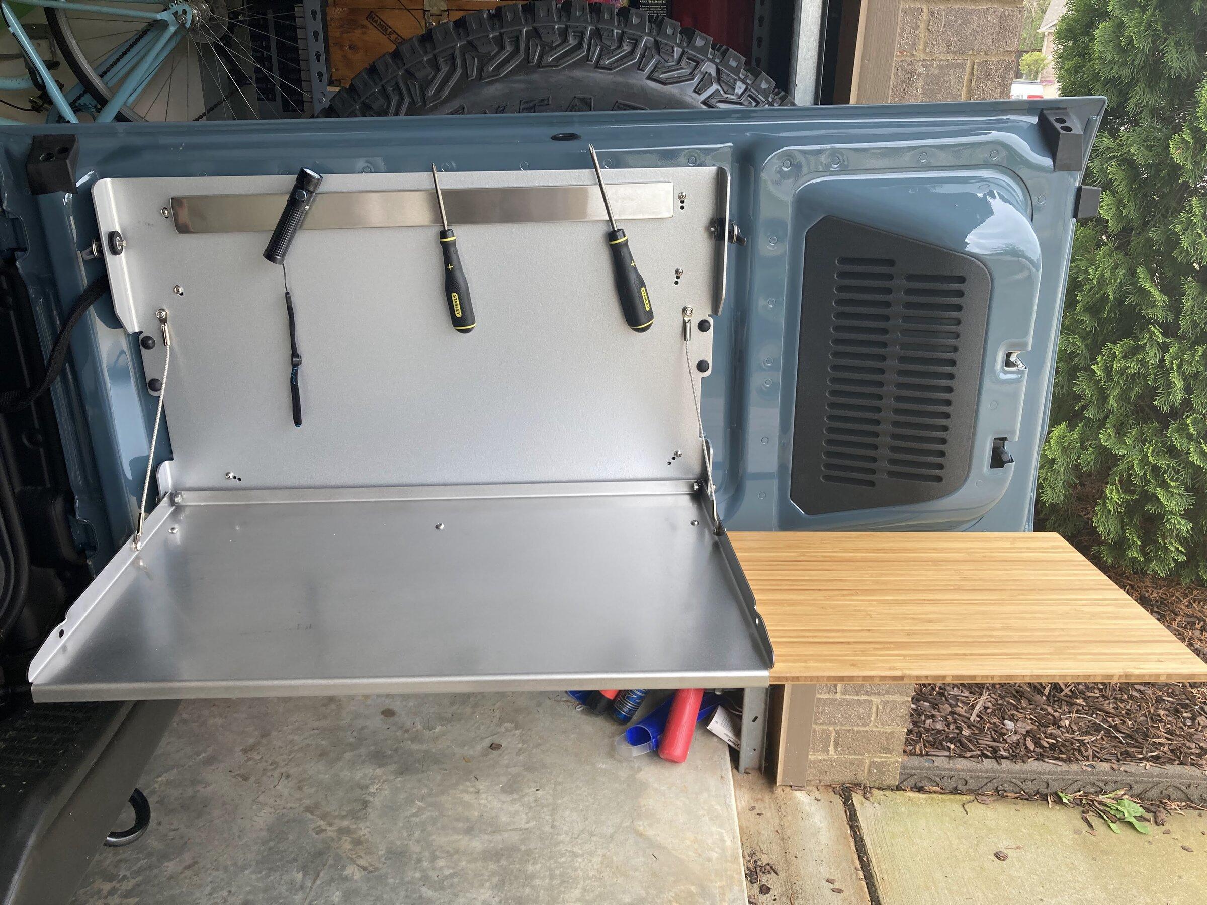 No Drill Tailgate Tables? | Bronco6G - 2021+ Ford Bronco & Bronco ...