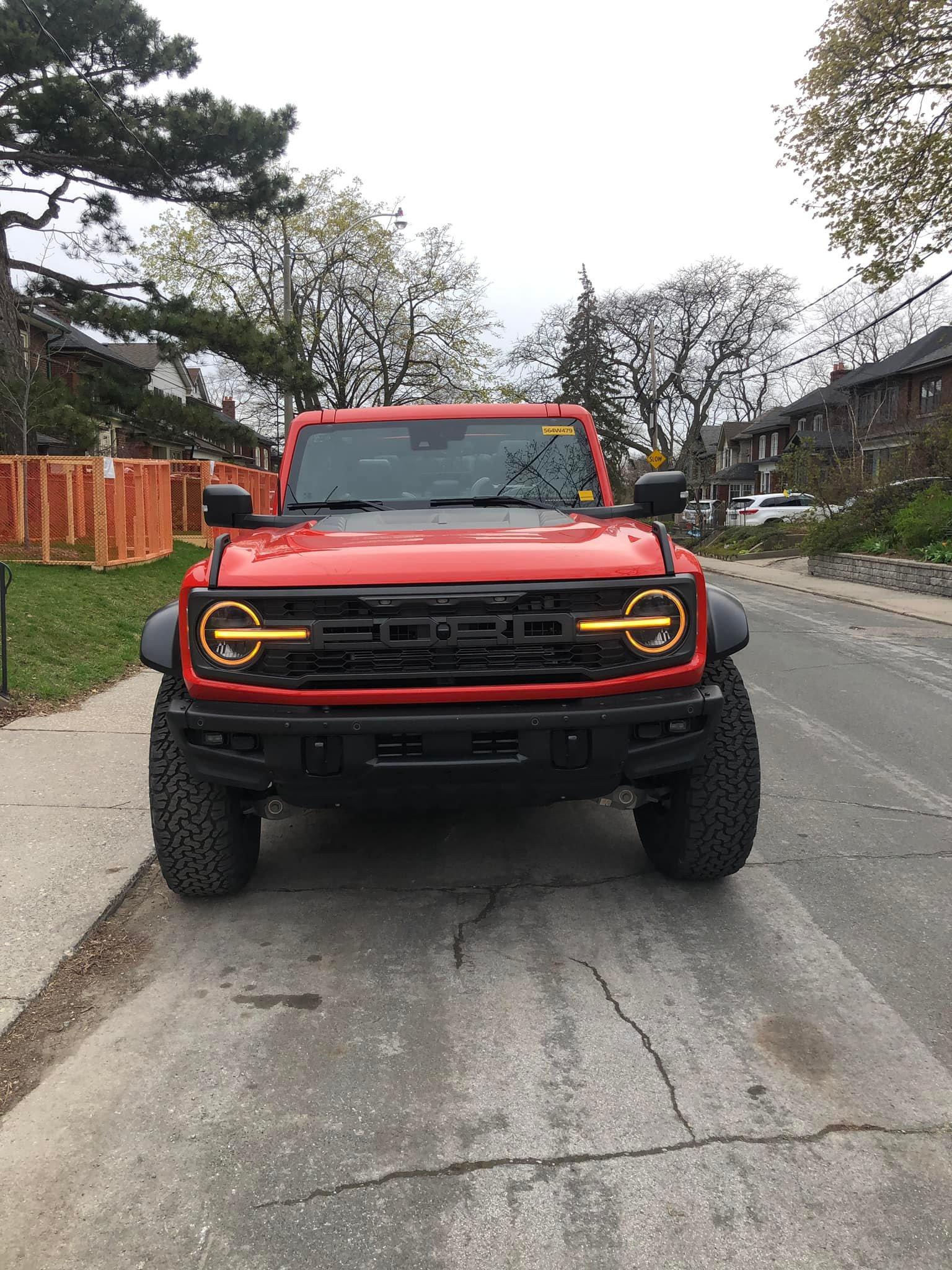 Code Orange Bronco Raptor Pictures Show How HUGE It Is | Bronco6G ...