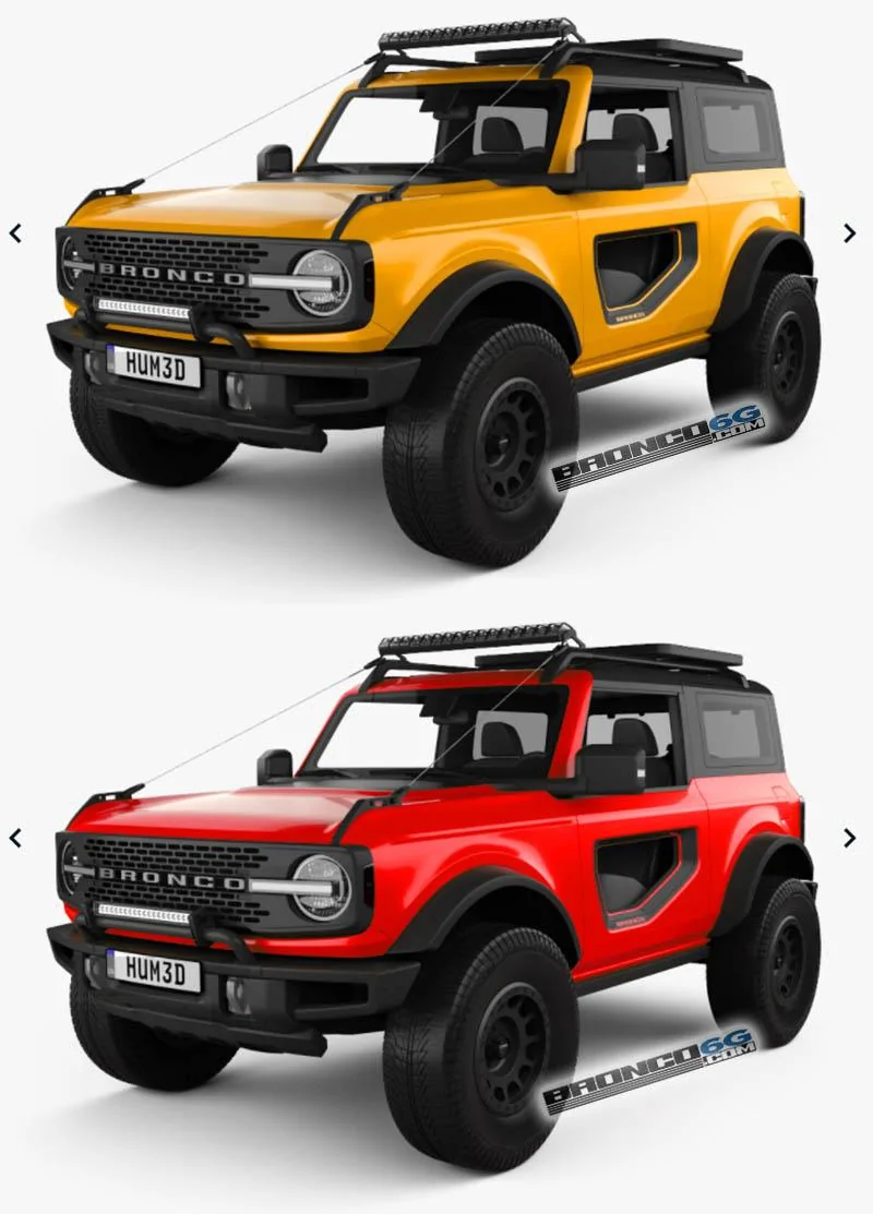 More fun with colors on 2-door Bronco | Bronco6G - 2021+ Ford Bronco ...