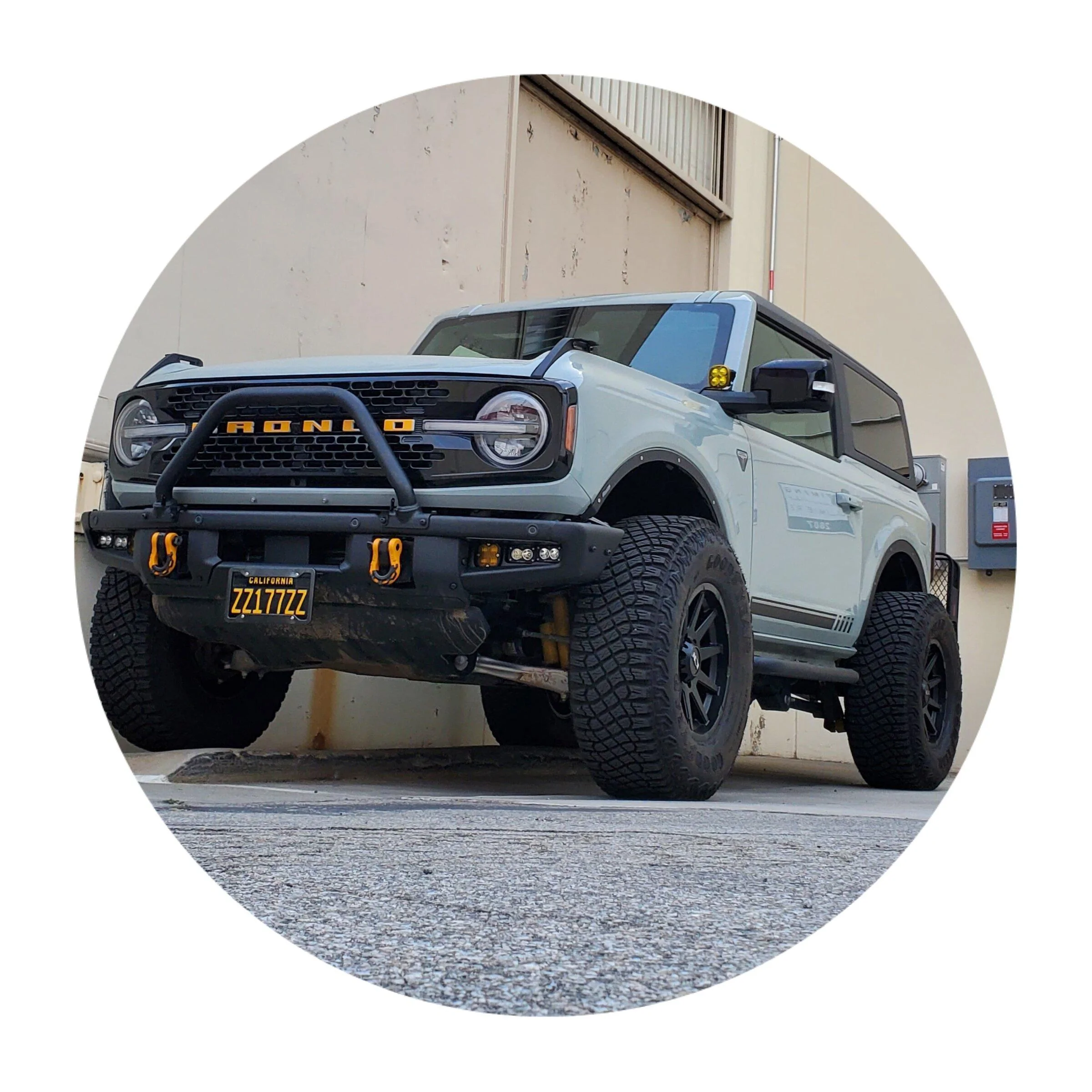 Front License Plate placement | Bronco6G - 2021+ Ford Bronco & Bronco ...