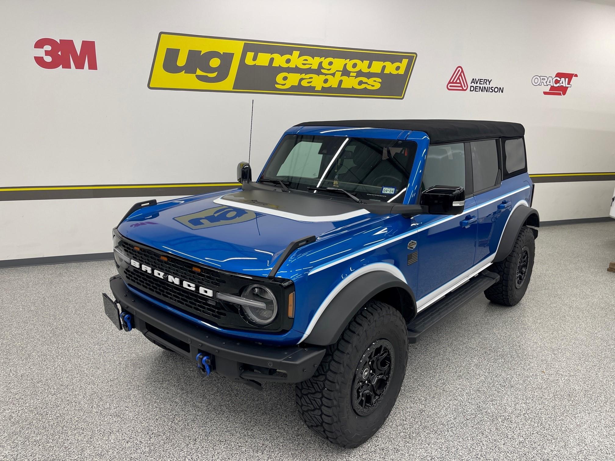 Bronco Eddie retro vinyl wrap kit: photos and info | Bronco6G - 2021 ...
