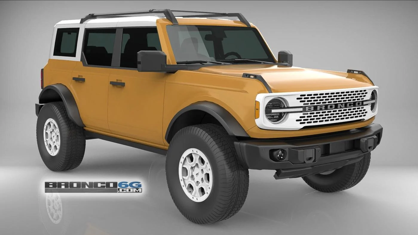 4 Door Bronco Colors 3D Model Visualized | Bronco6G - 2021+ Ford Bronco ...