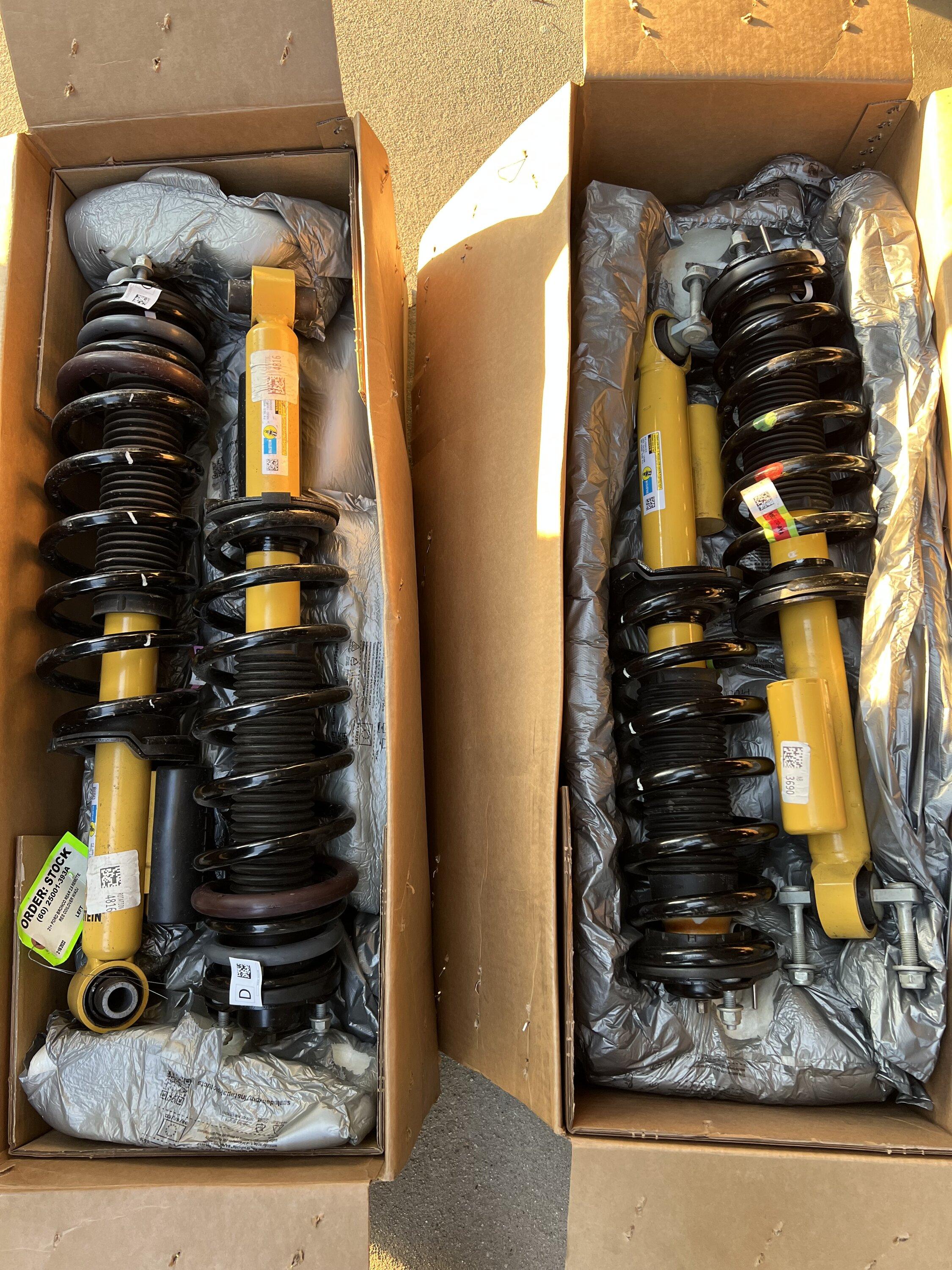 California - Selling Front & Rear badlands Sasquatch Bilsteins Shocks ...