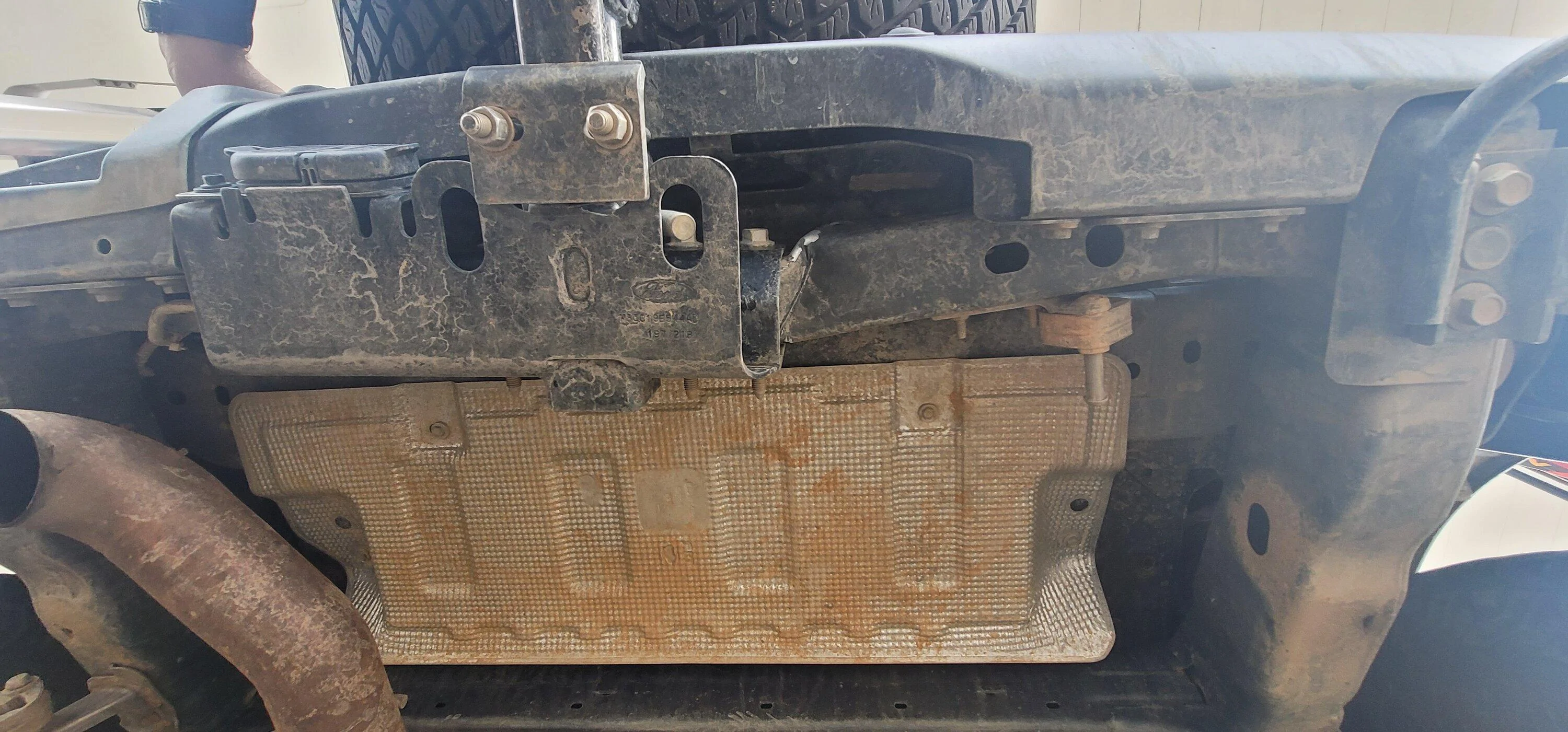 Bent frame from backing into a creek boulder [Updated with replacement ...