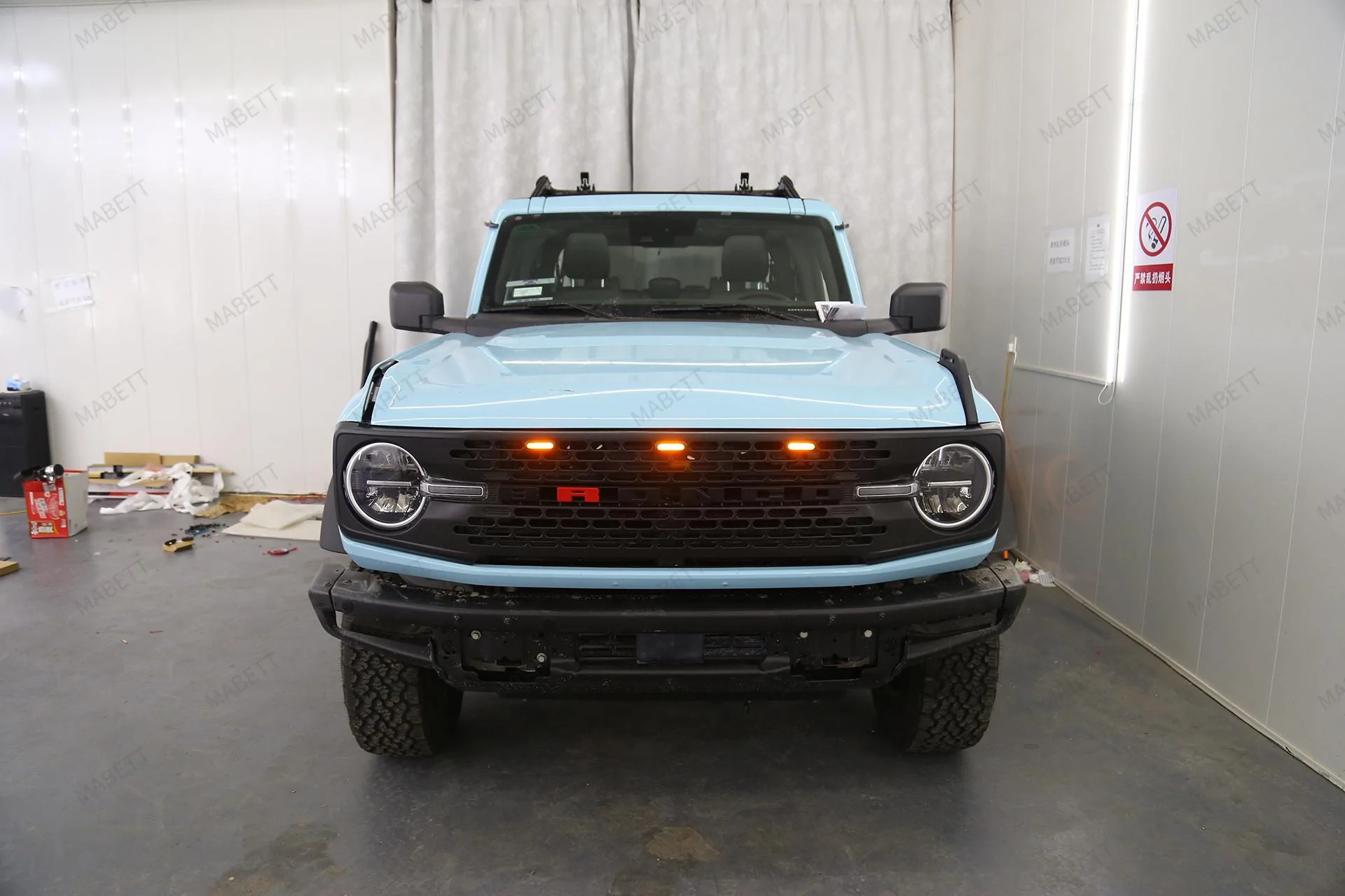 Mabett Bronco LED "Raptor" Grille Lights Fit Bronco Badlands / Wildtrak ...