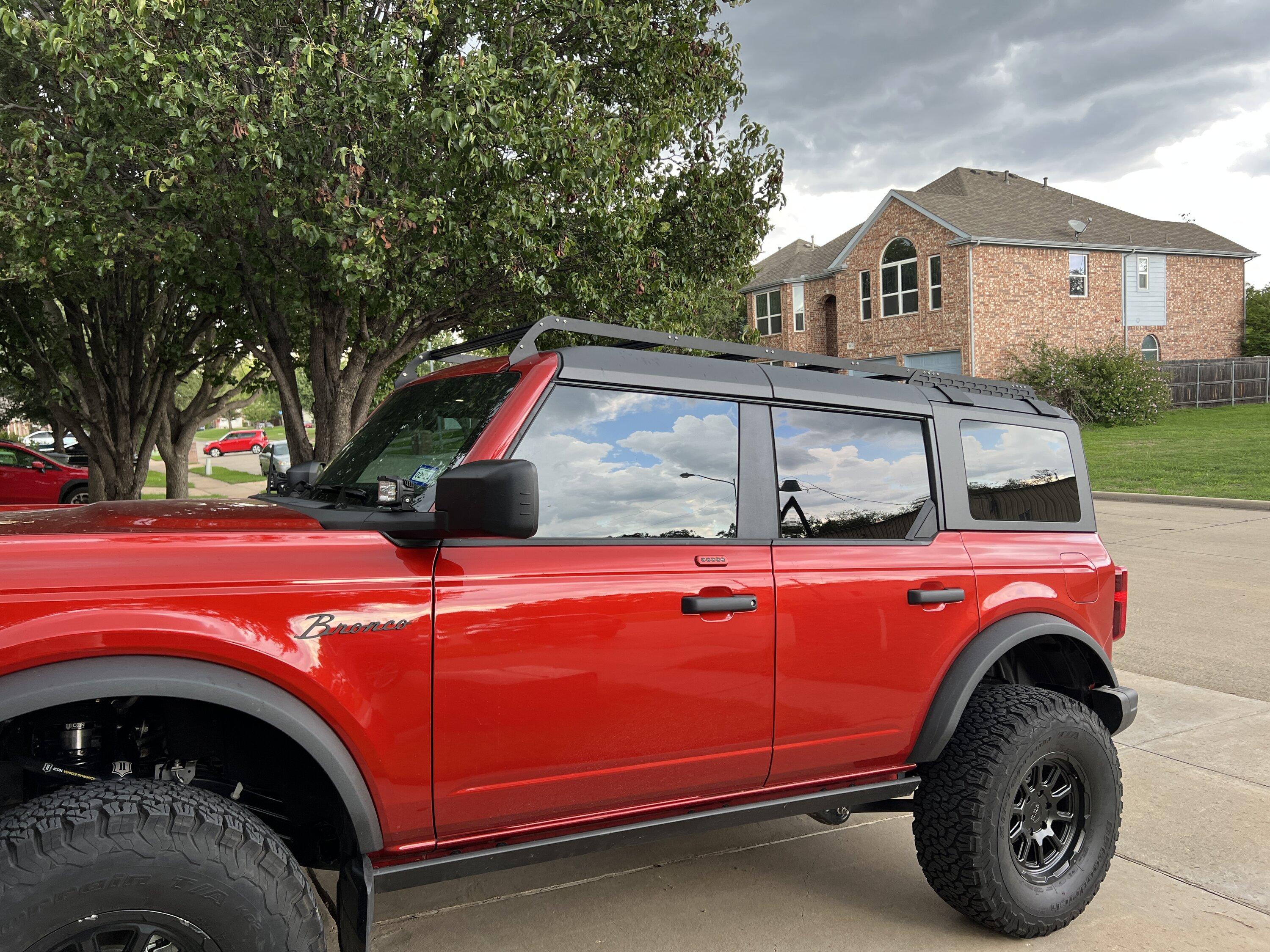 Texas - 2021-23 Ford Bronco 4-Door Full Length Roof Rack (can be ...