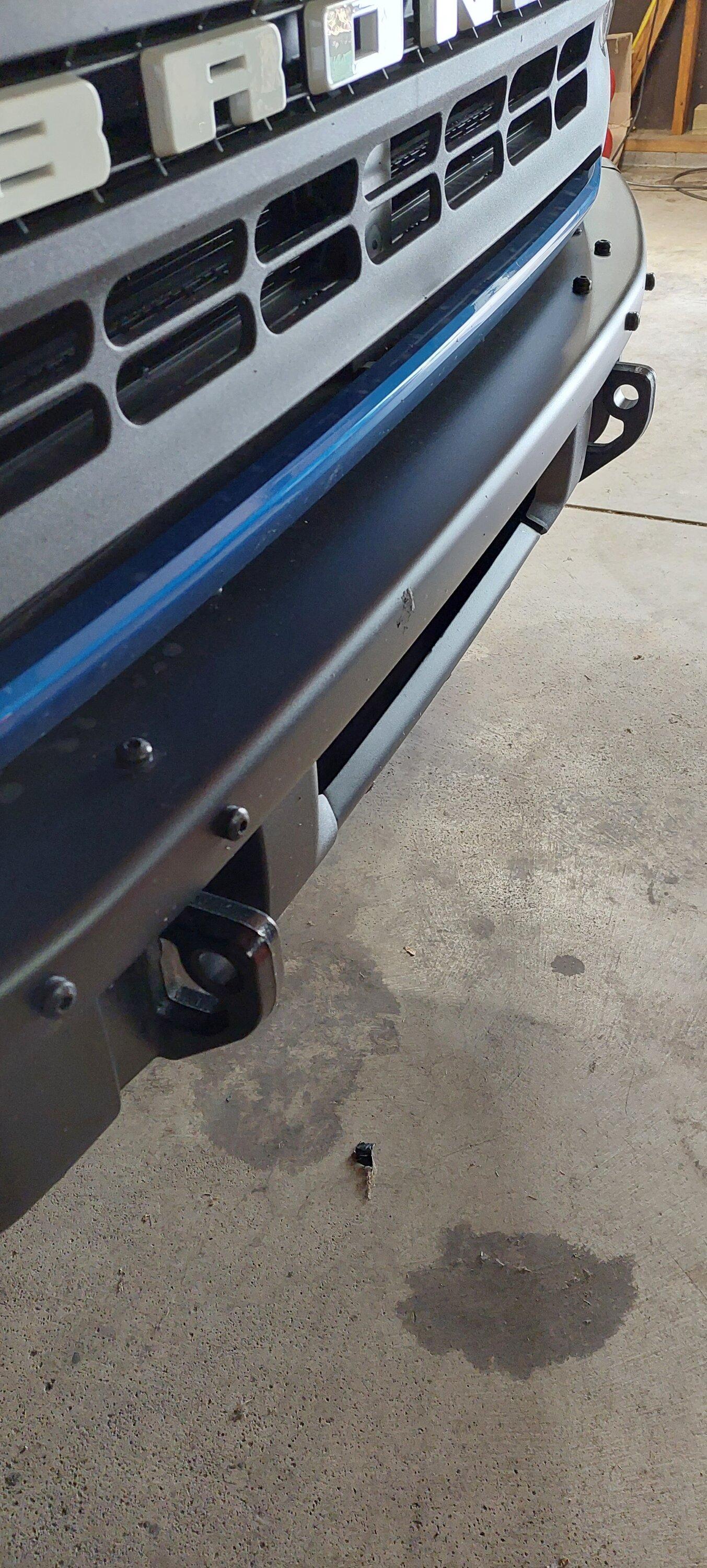 TCB MODULAR BUMPER LIGHT BAR BRACKET review/pics | Bronco6G - 2021 ...