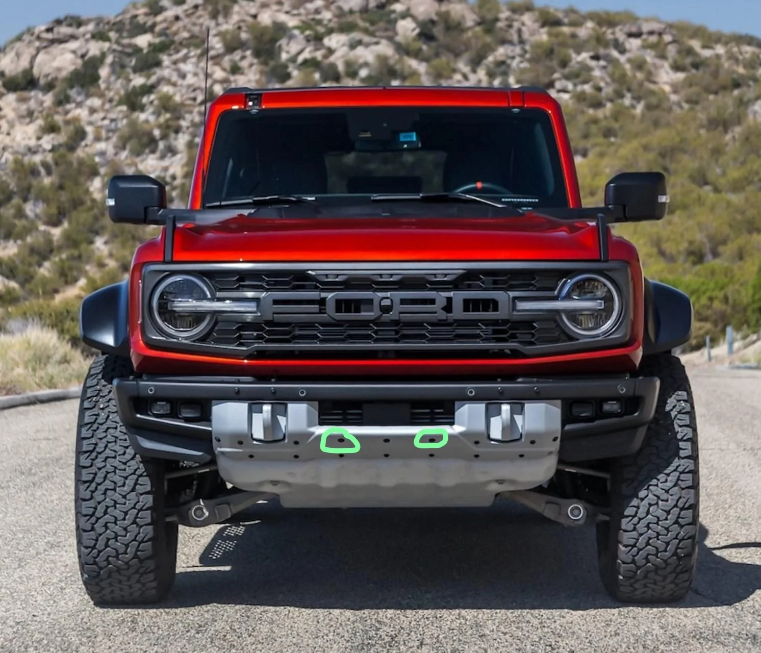 Front license plate placement on Raptor | Bronco6G - 2021+ Ford Bronco ...