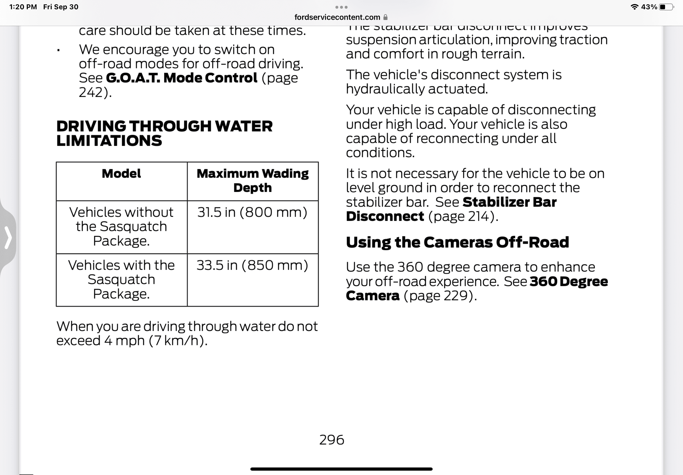 Fording Water Maximum Depth / Height? | Bronco6G - 2021+ Ford Bronco ...