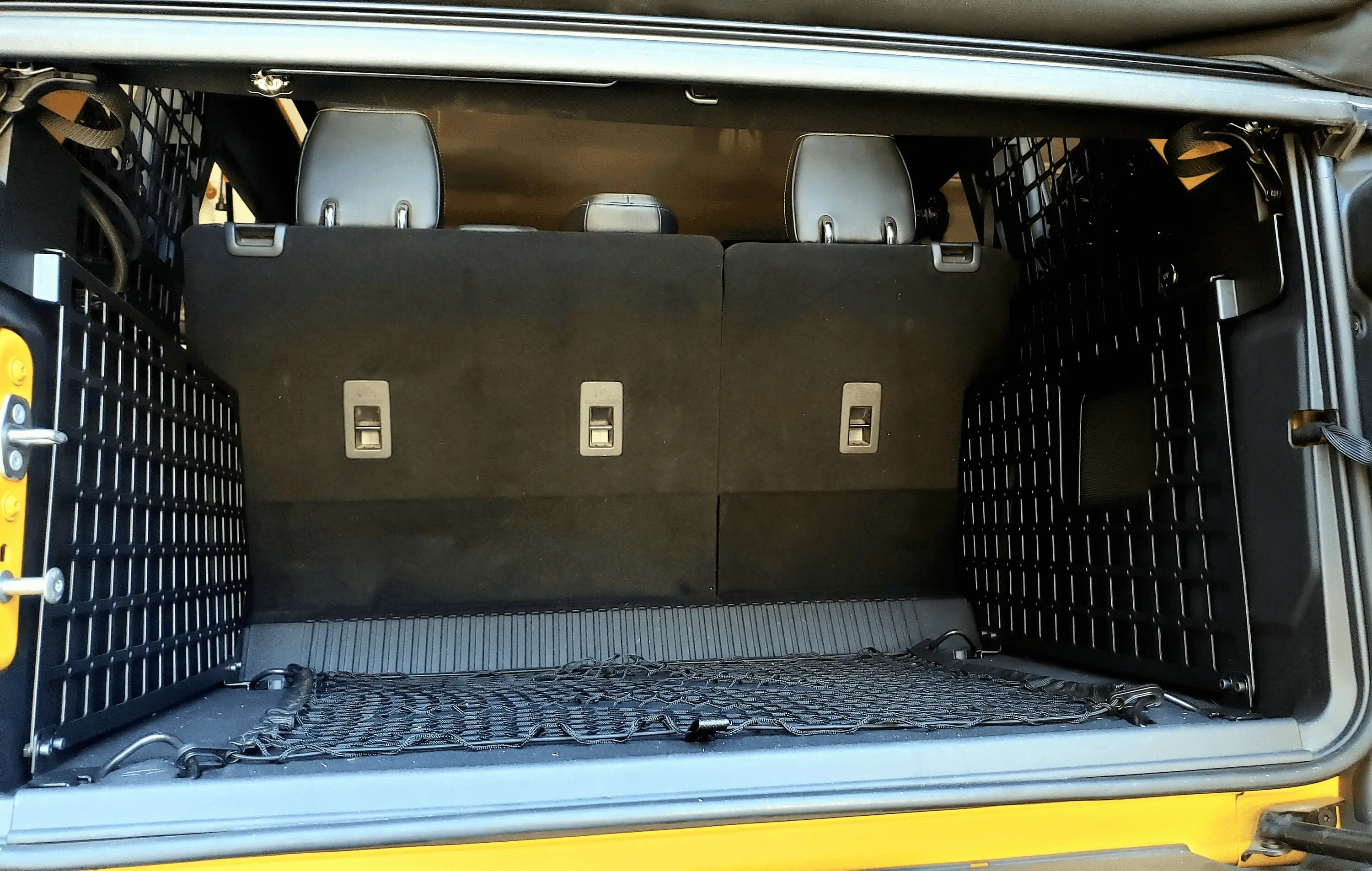 Designed a custom rear storage area security panel / shelf | Bronco6G ...