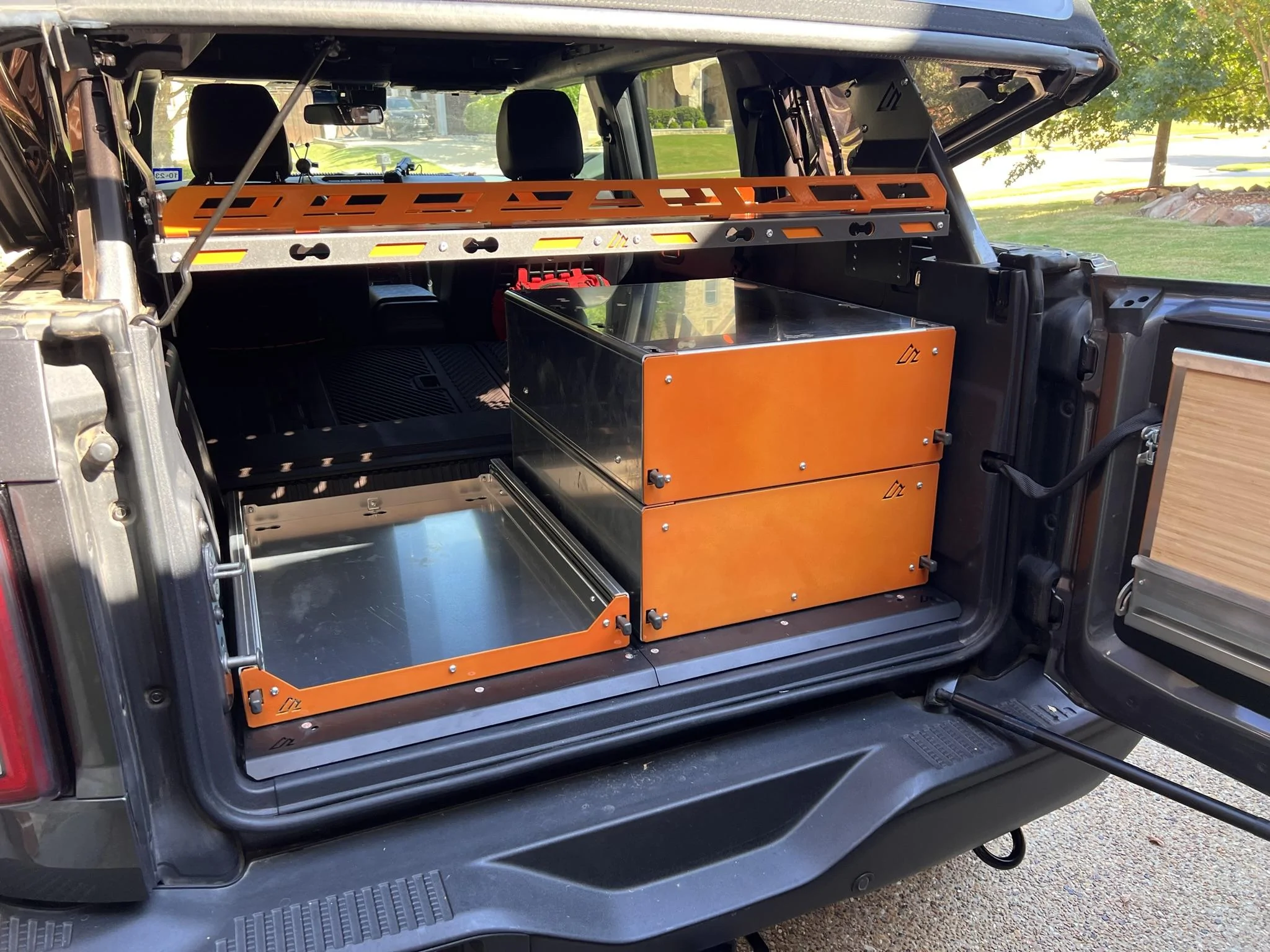 American Adventure Labs M.A.S.S. Cargo Shelf, Drawers and Fridge Pull ...