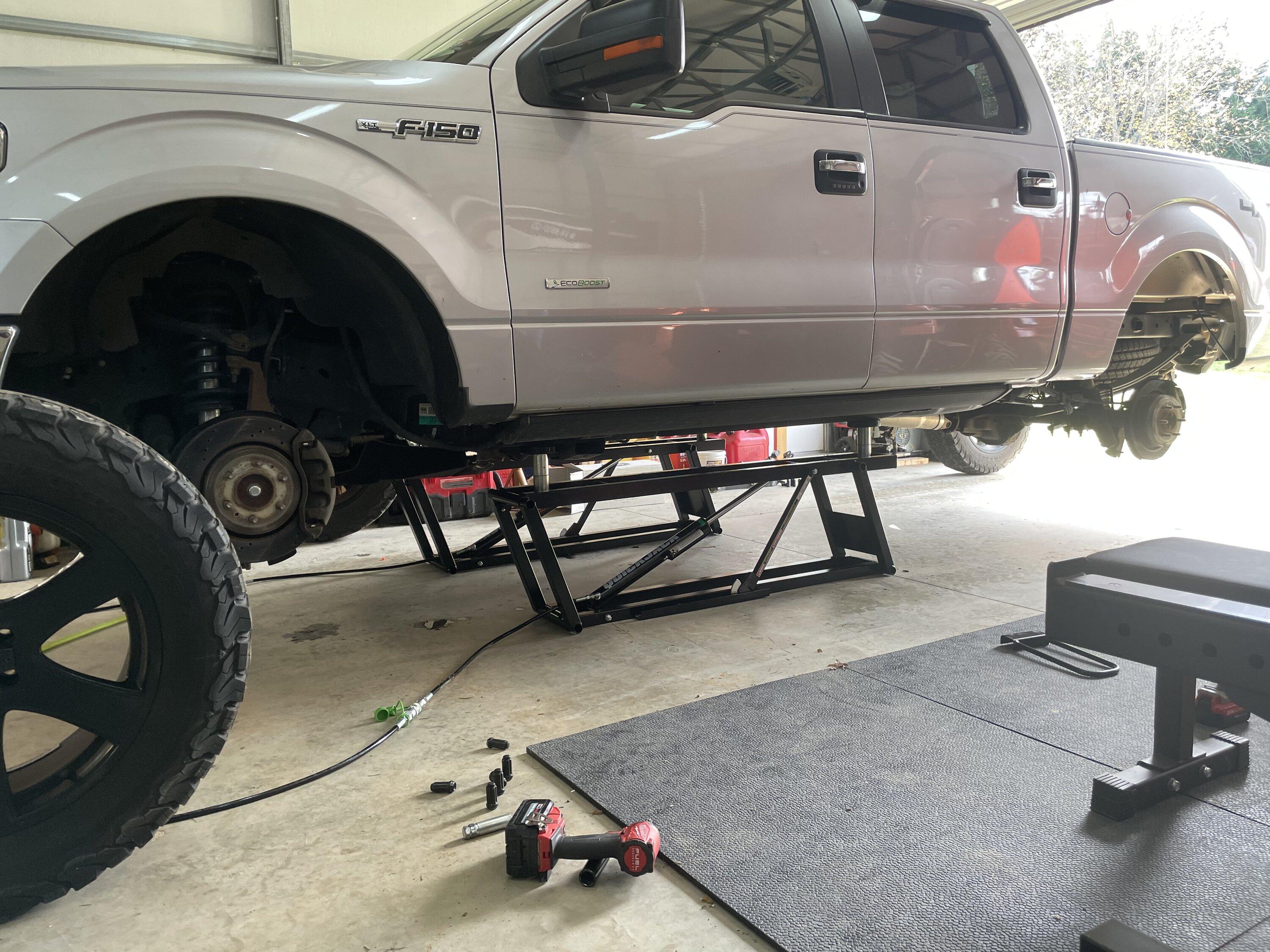 Where to place floor jack to use jack stands. | Bronco6G - 2021+ Ford ...