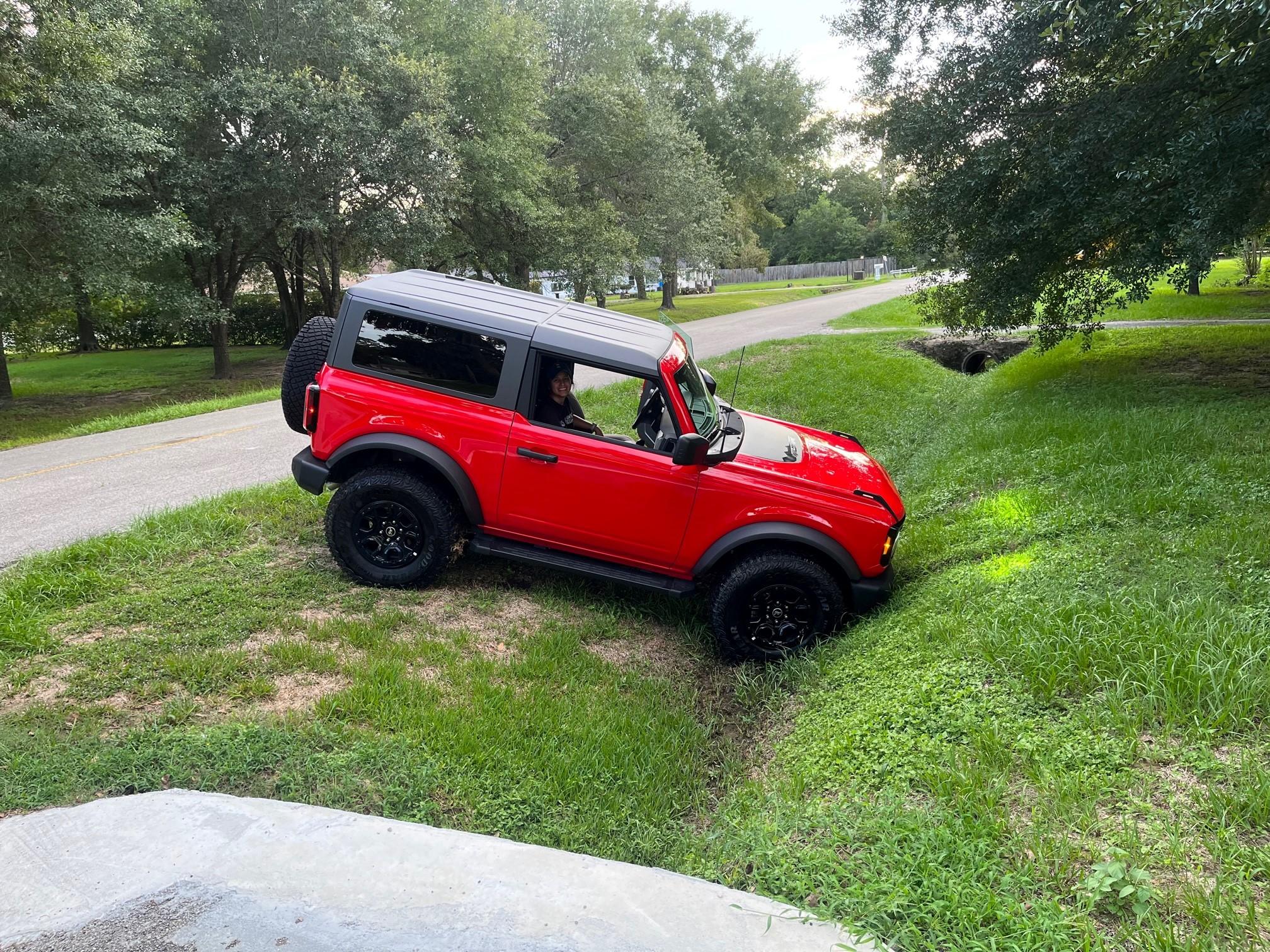 2 Door Race red Wildtrak build. Custom FAB and CNC machining ...