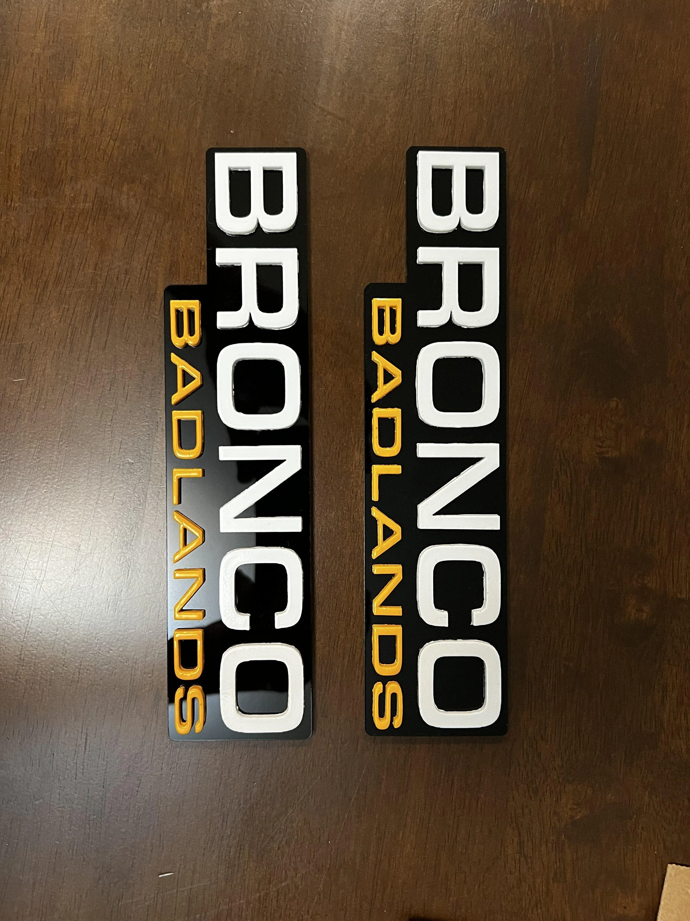 Custom "BRONCO BADLANDS" Badges - '90s Old Body Style by No Shame ...