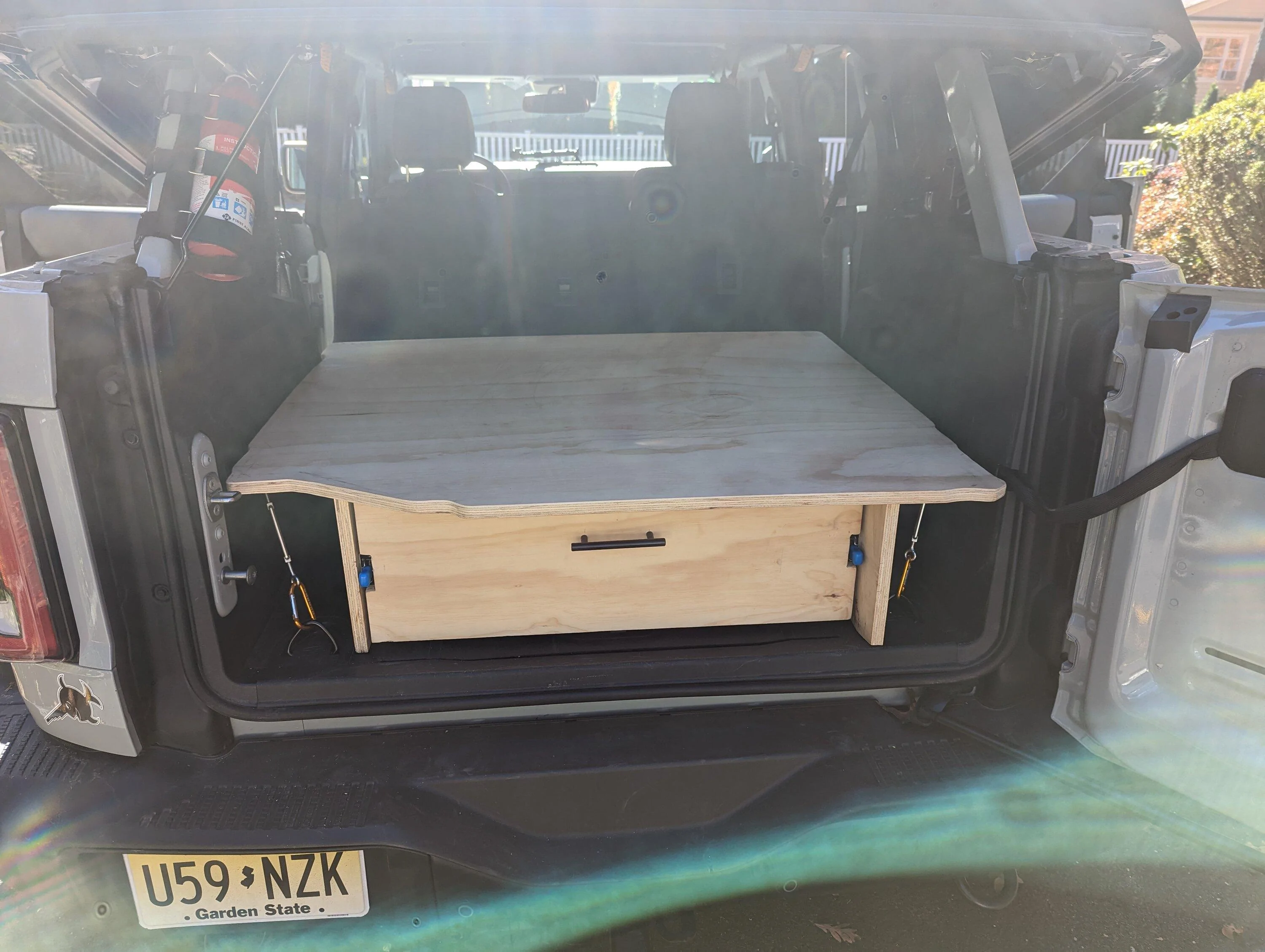 Built My Own Rear Cargo Storage Security Drawer | Bronco6G - 2021+ Ford ...