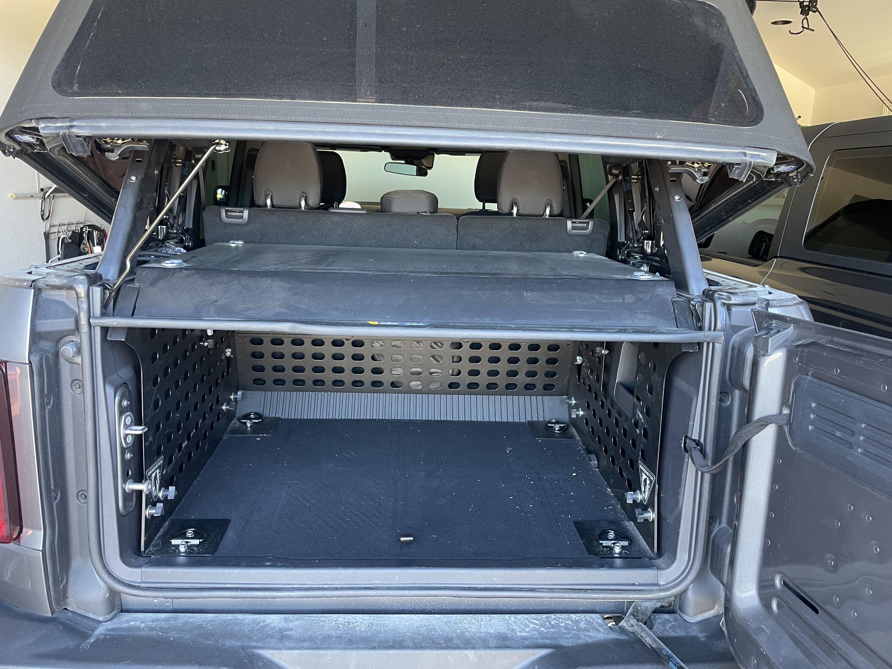 Texas - Raised lid security enclosure | Bronco6G - 2021+ Ford Bronco ...