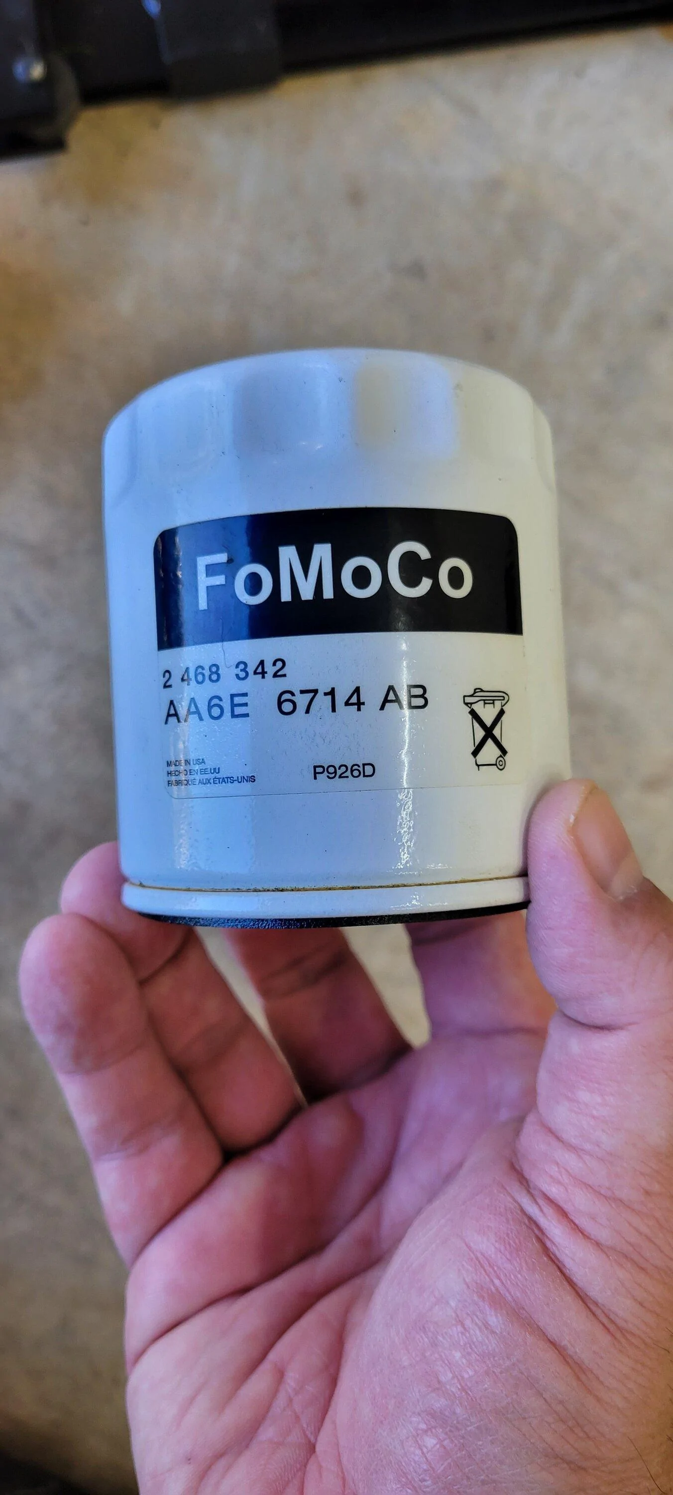 2.3L factory fill oil change @ 5,658 miles, oil filter dissection ...