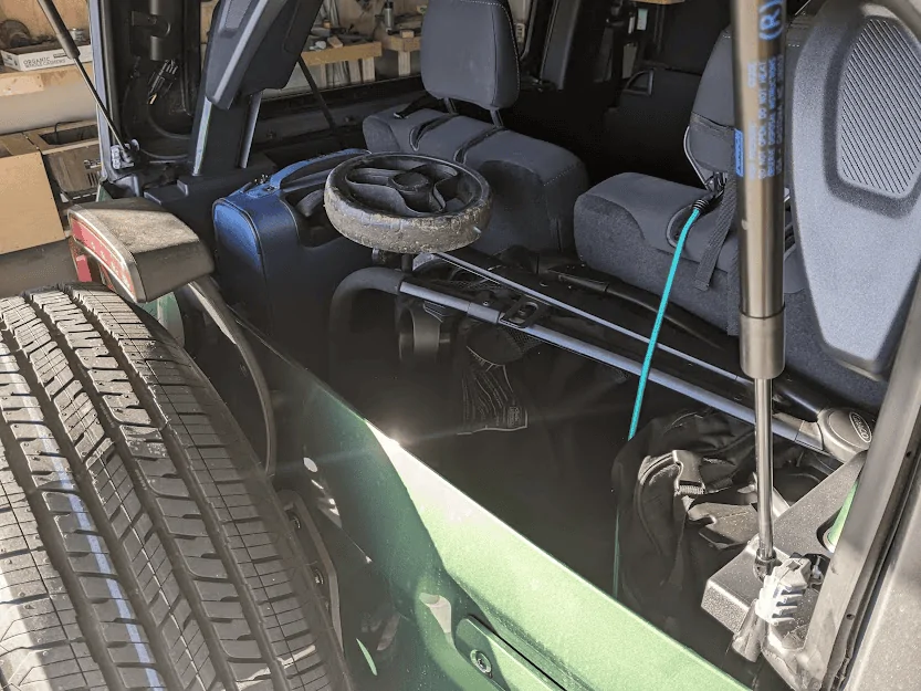 Rear Facing Child Seat & Stroller in a 2-Door Bronco -- My Experience ...