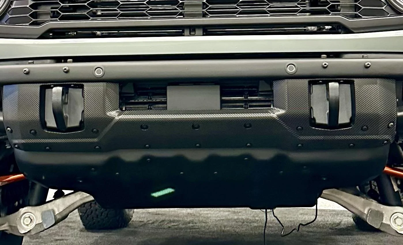 Blacked out (powdercoated & wrapped) my Bronco Raptor front end - skid ...