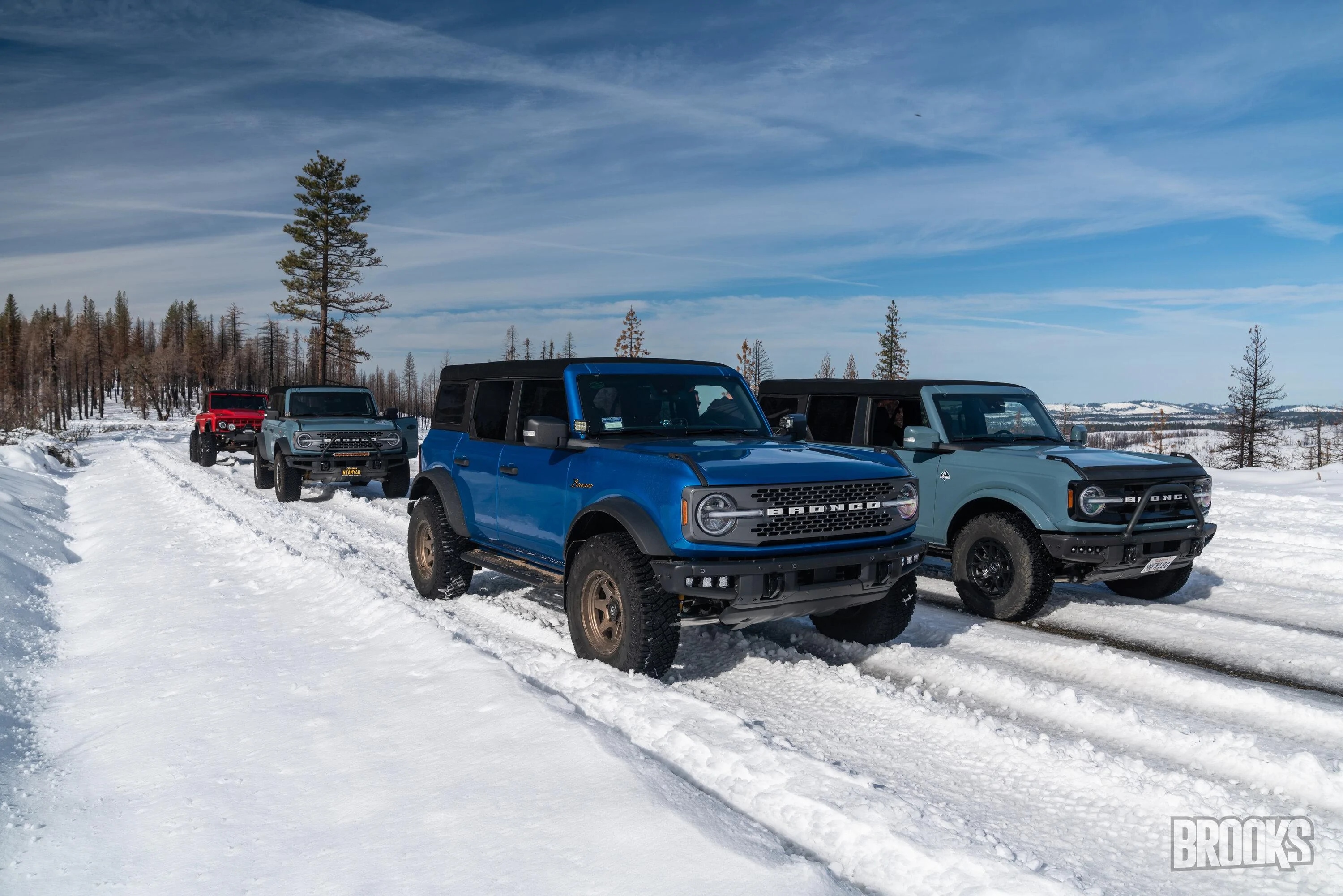 Bronco owners make snow run up Mormon Emigrant Trail | Bronco6G - 2021 ...