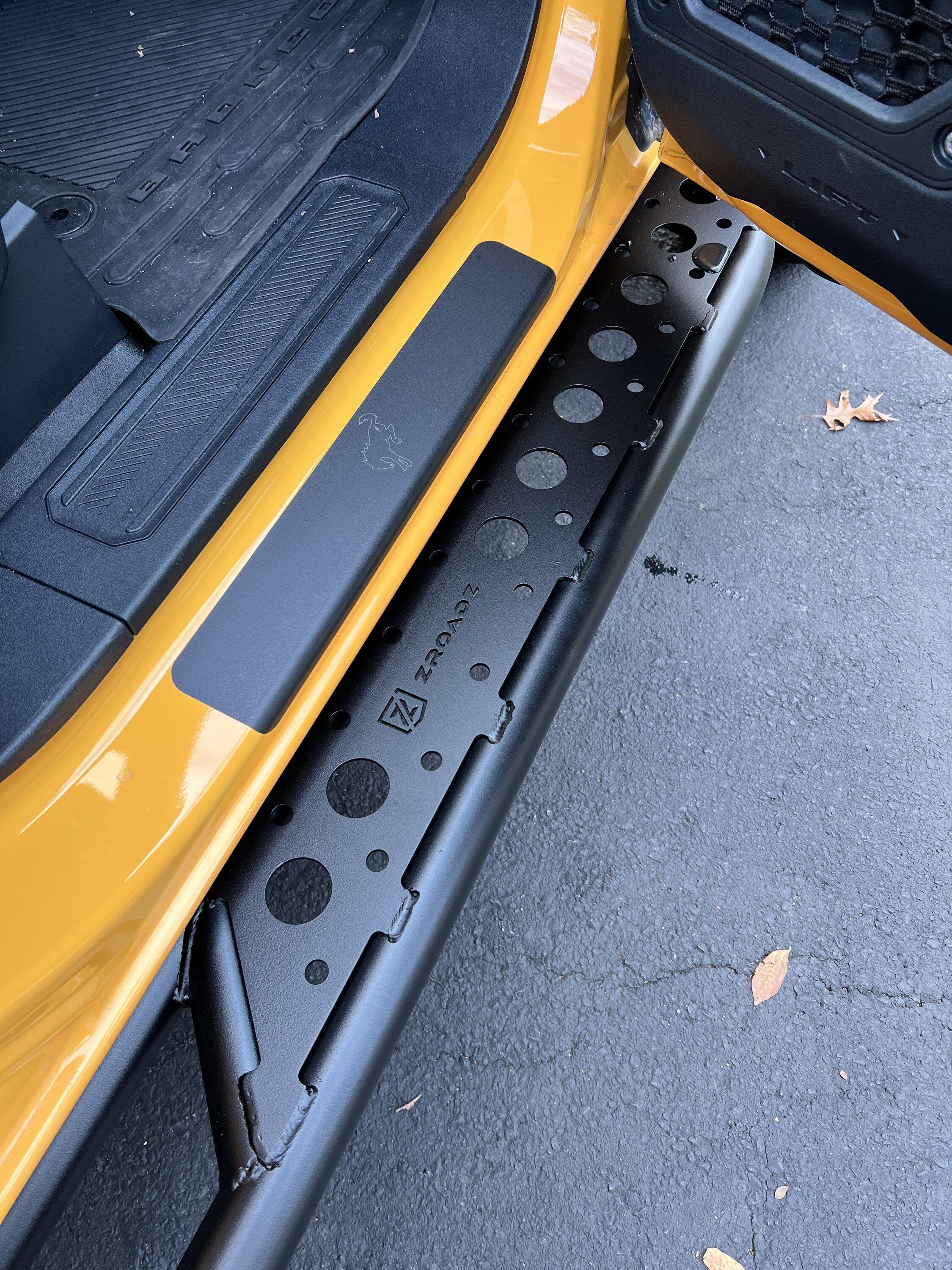Installed ZROADZ Steps / Sliders | Bronco6G - 2021+ Ford Bronco ...