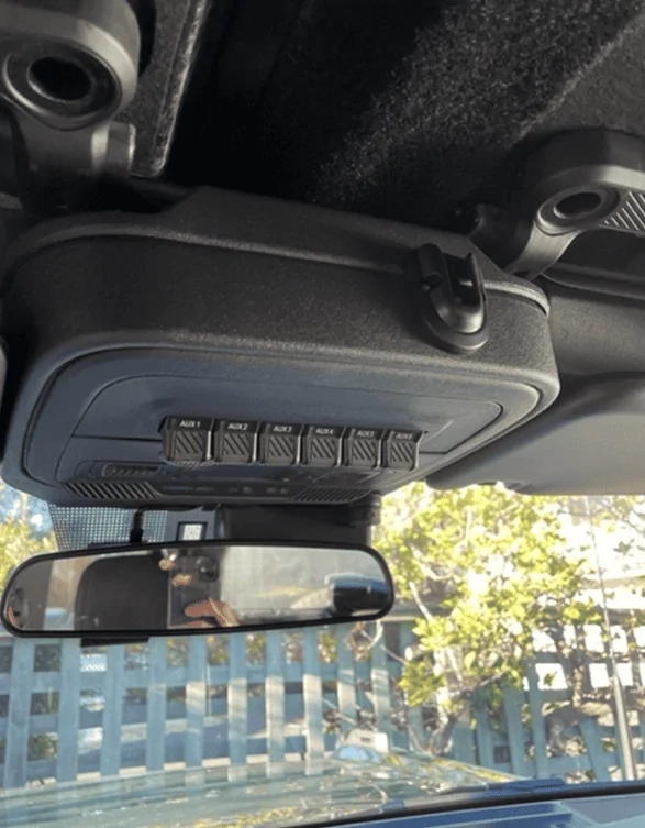 GMRS radio mic plug in head unit, remote install with interior antenna ...